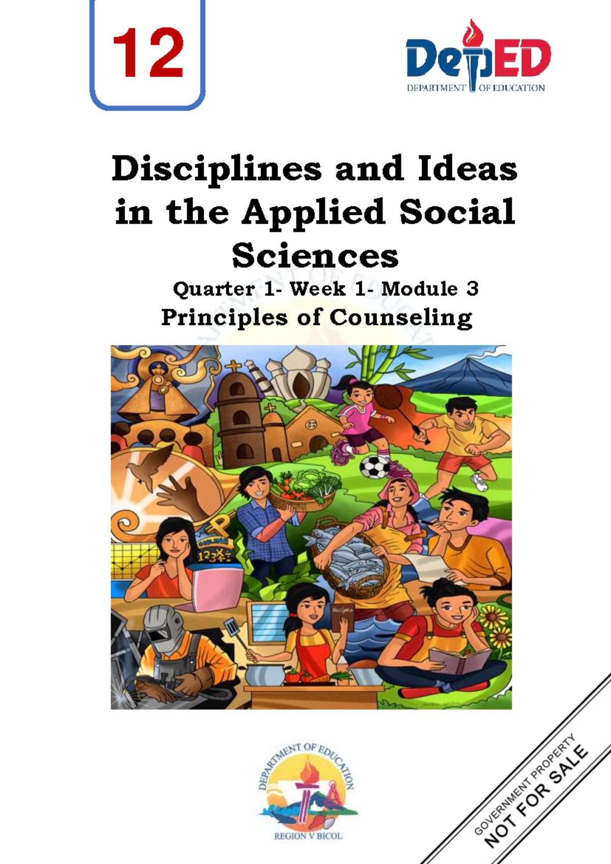 Diass-Q1-Module 3: Principles of Counseling in Applied Social Sciences ...