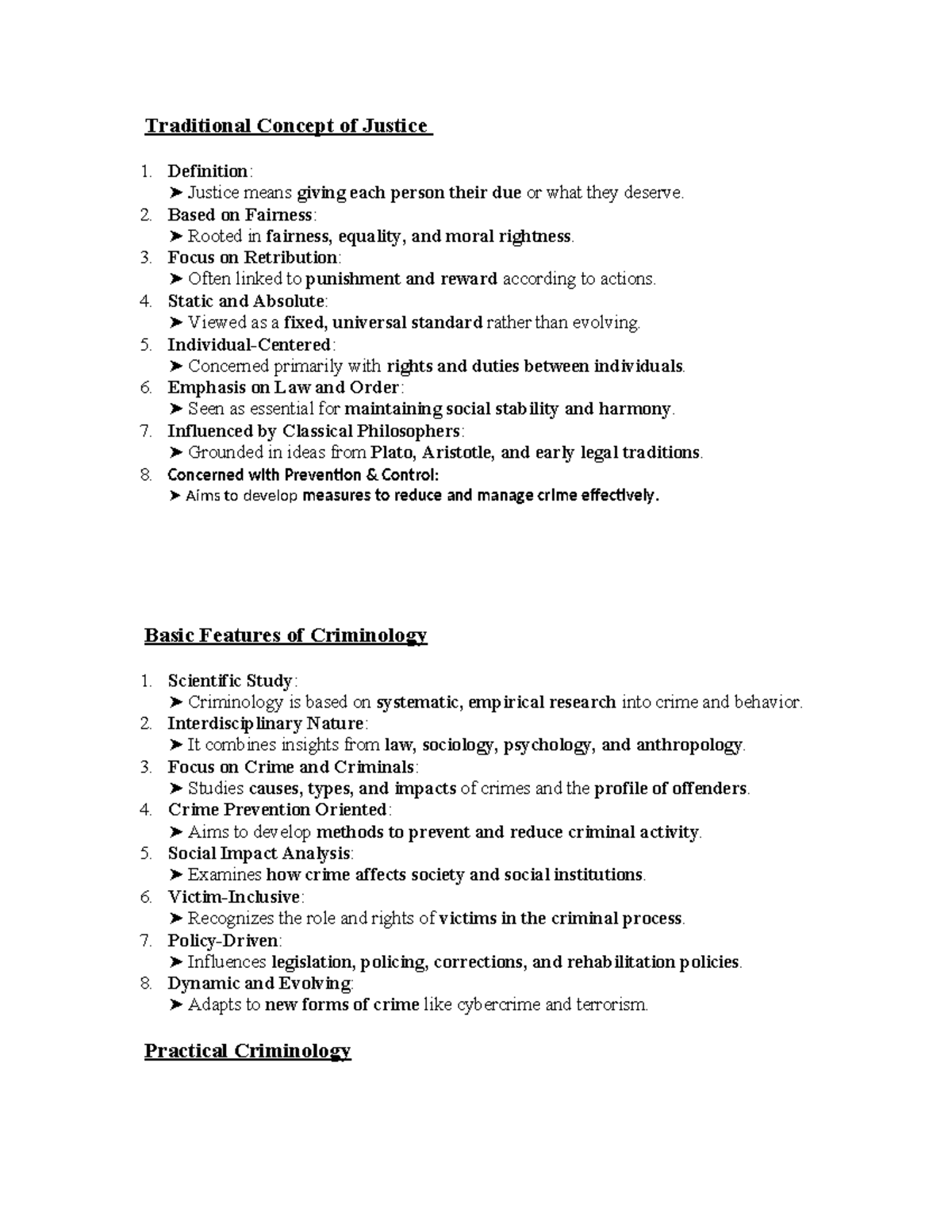 Criminology Concepts and Theories: A Comprehensive Overview - Studocu