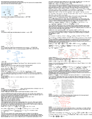 Hw4 circuits - Assignment answers - EEE 335 - 16 16 a (WIL)a s 1 1 (WIL ...