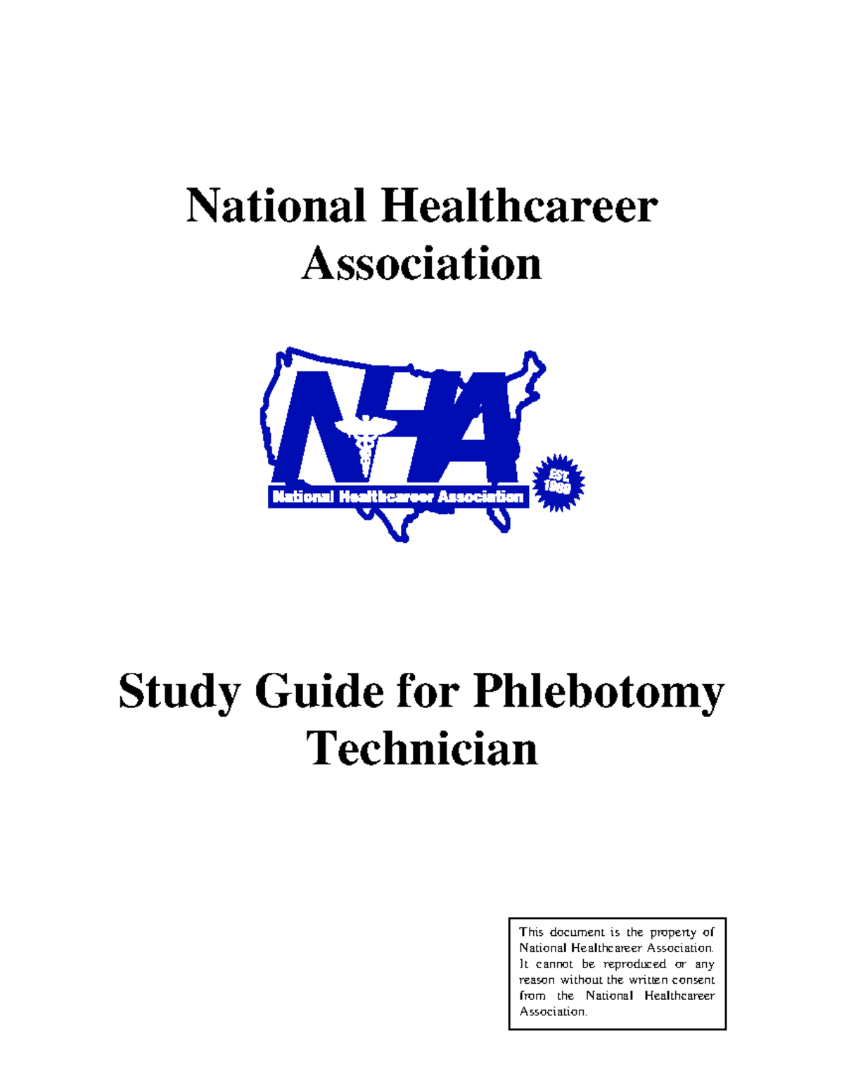 CPT-Study-Guide phlebotomy - National Healthcareer Association Study ...
