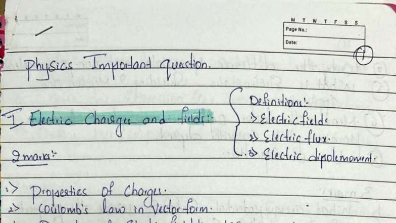 MTWTFss: Important Physics Questions for Review - Studocu