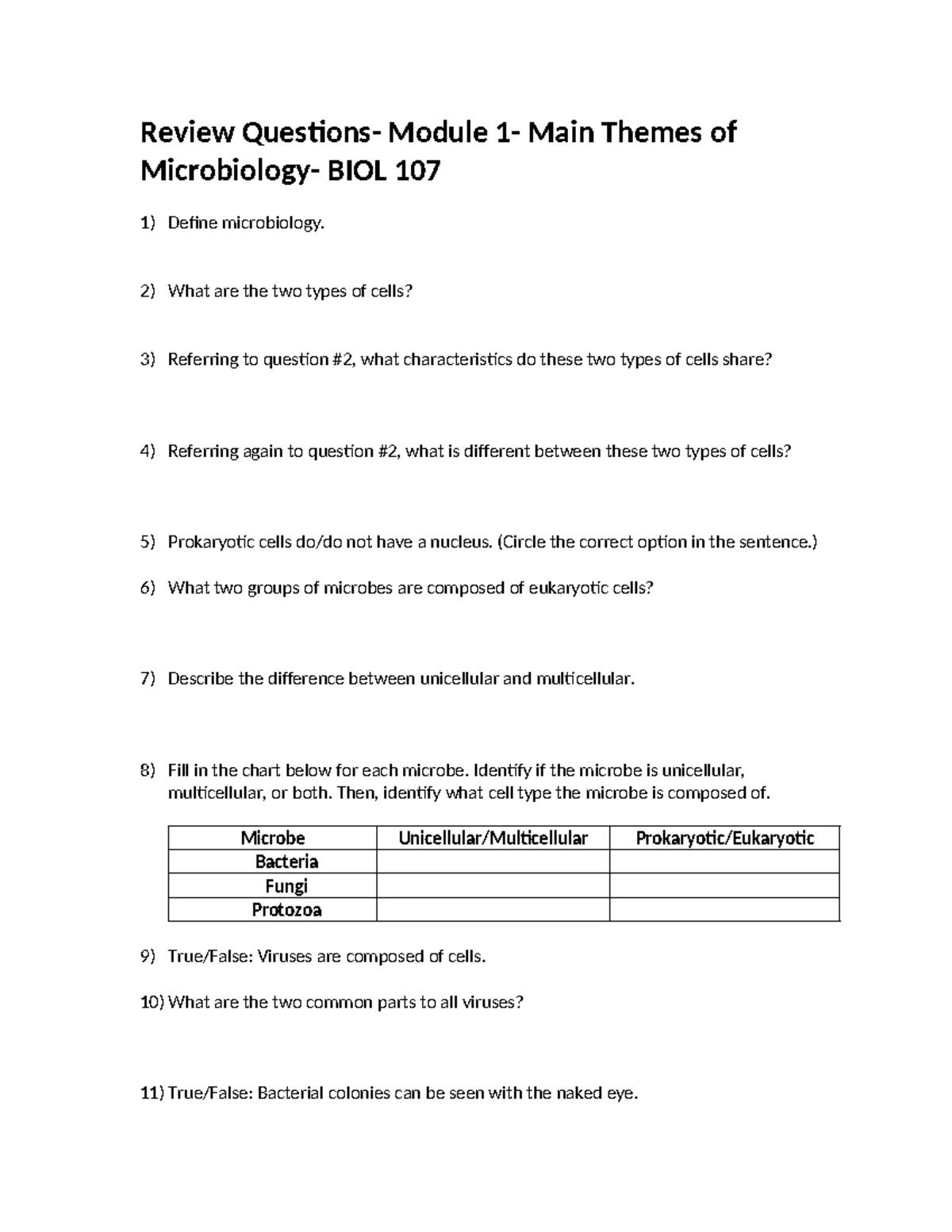 Module 4 Review Questions: Water and pH - BIOL 107 - Studocu