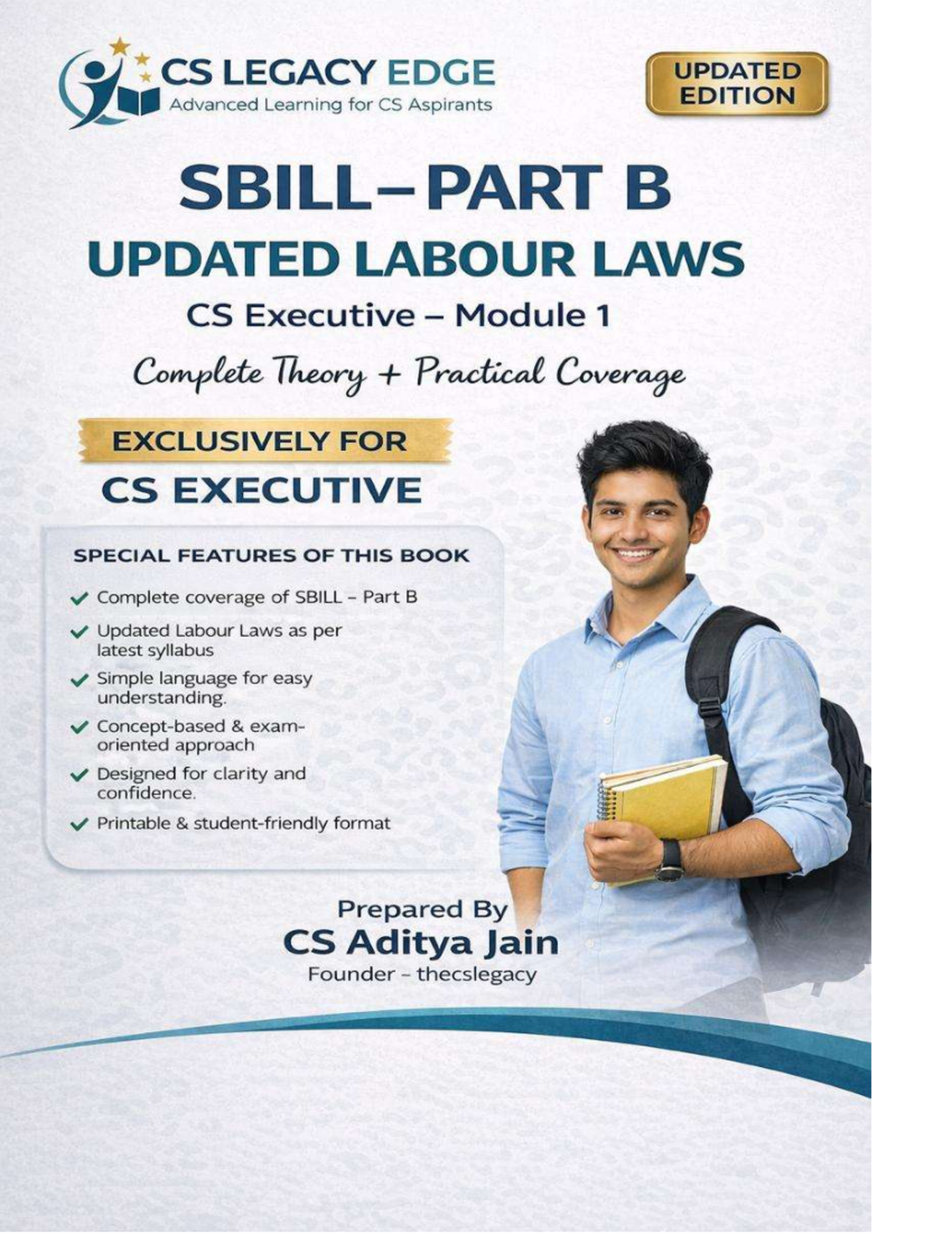 CS Executive Module 1 (SBILL) - Updated Labour Law Guide by CS Aditya ...