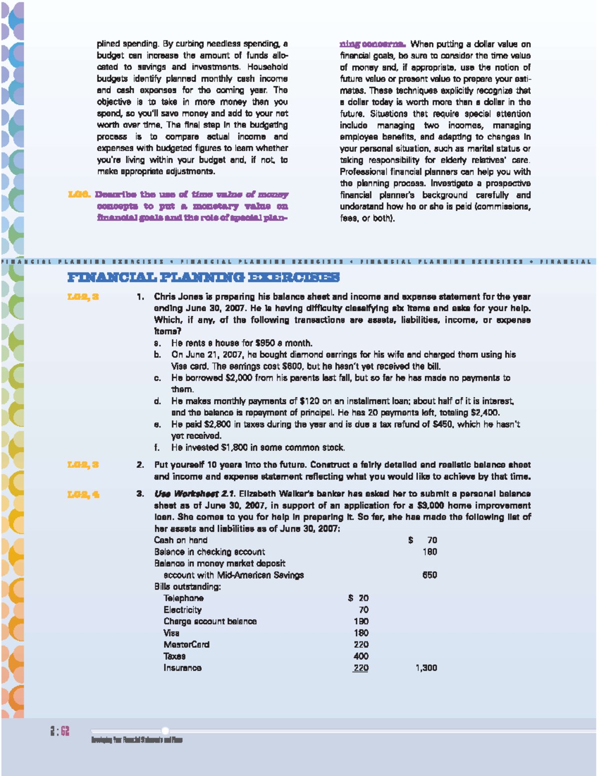 Case Study: Financial Planning Strategies from Gitman - Group ...