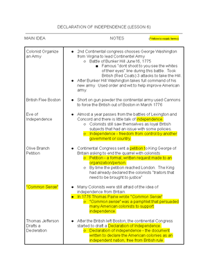 Grade 8 Lesson 3 (The English Colonies) - THE ENGLISH COLONIES IN NORTH ...