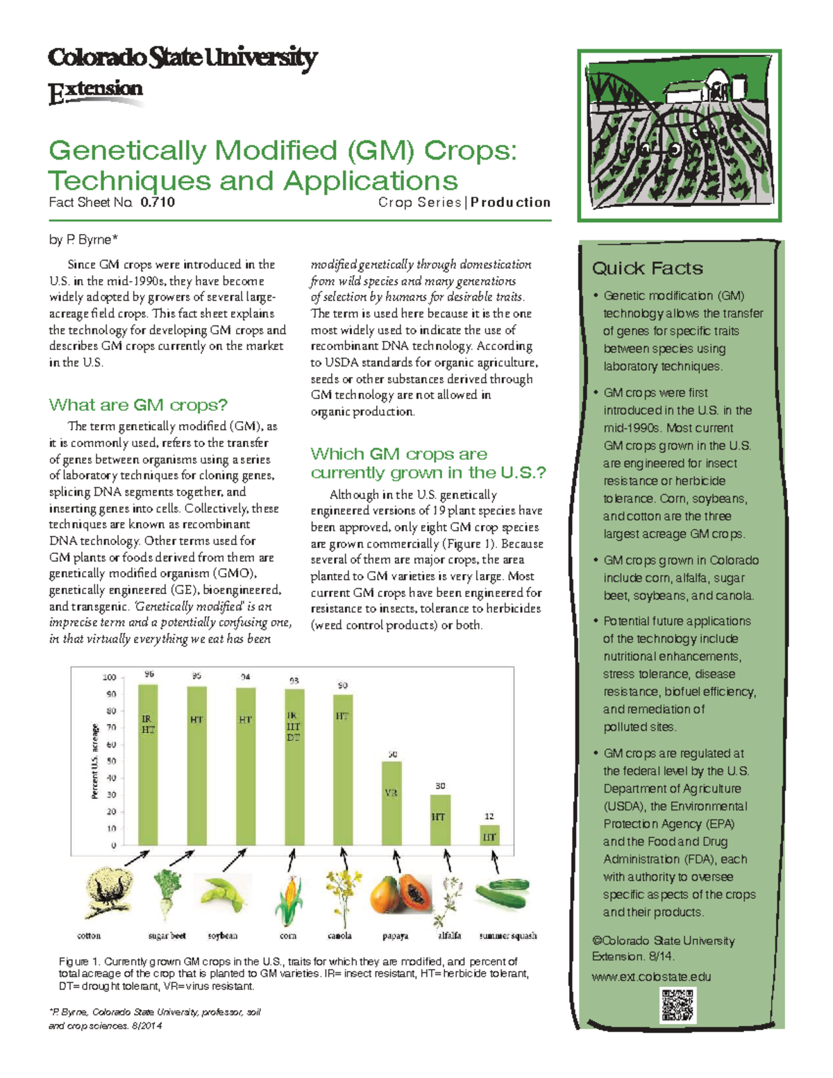 Genetically Modified Crops: Techniques & Applications Fact Sheet No. 0. ...