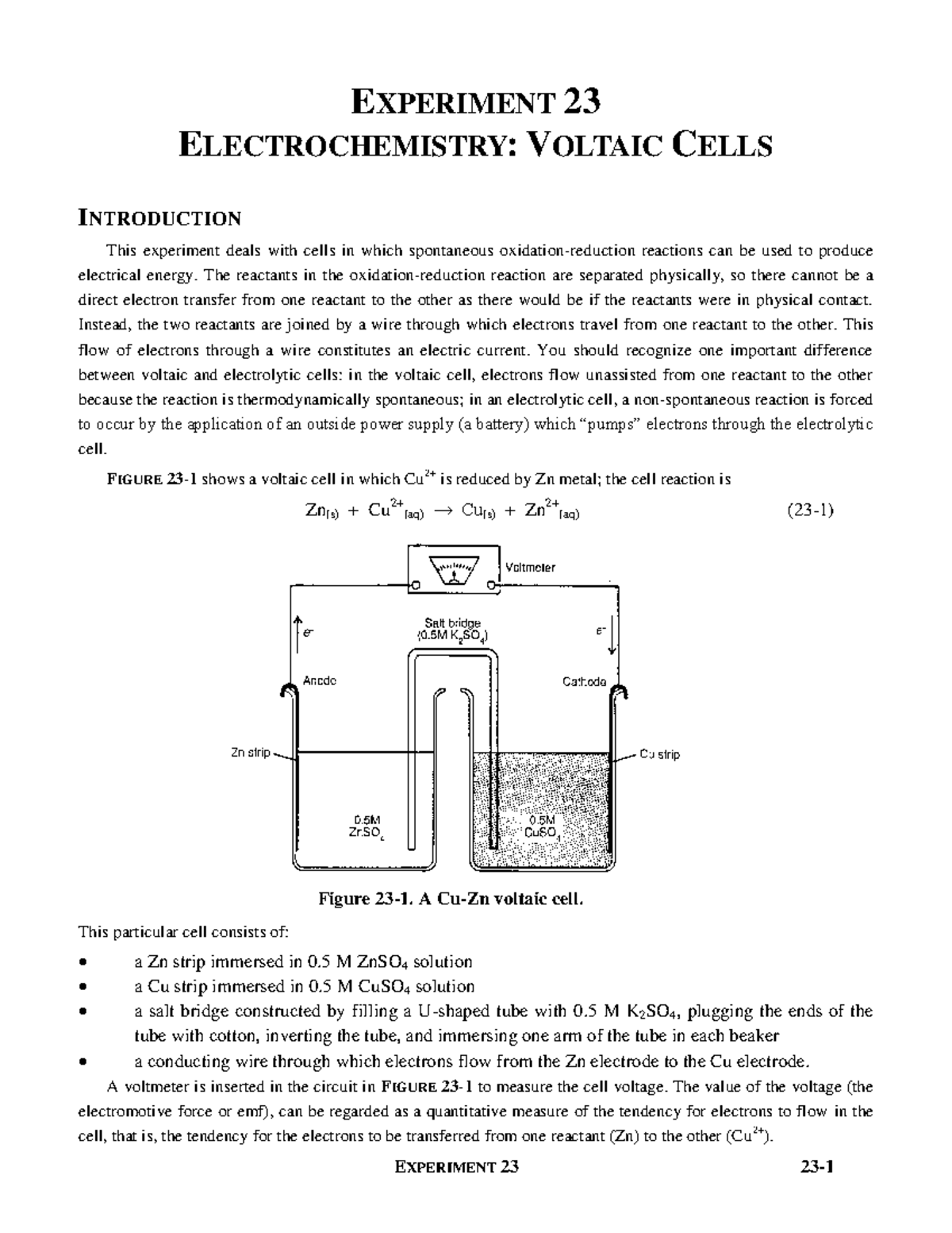 Uof C GL23 Spring 2020 Lab 2: Exploring Voltaic Cells in ...