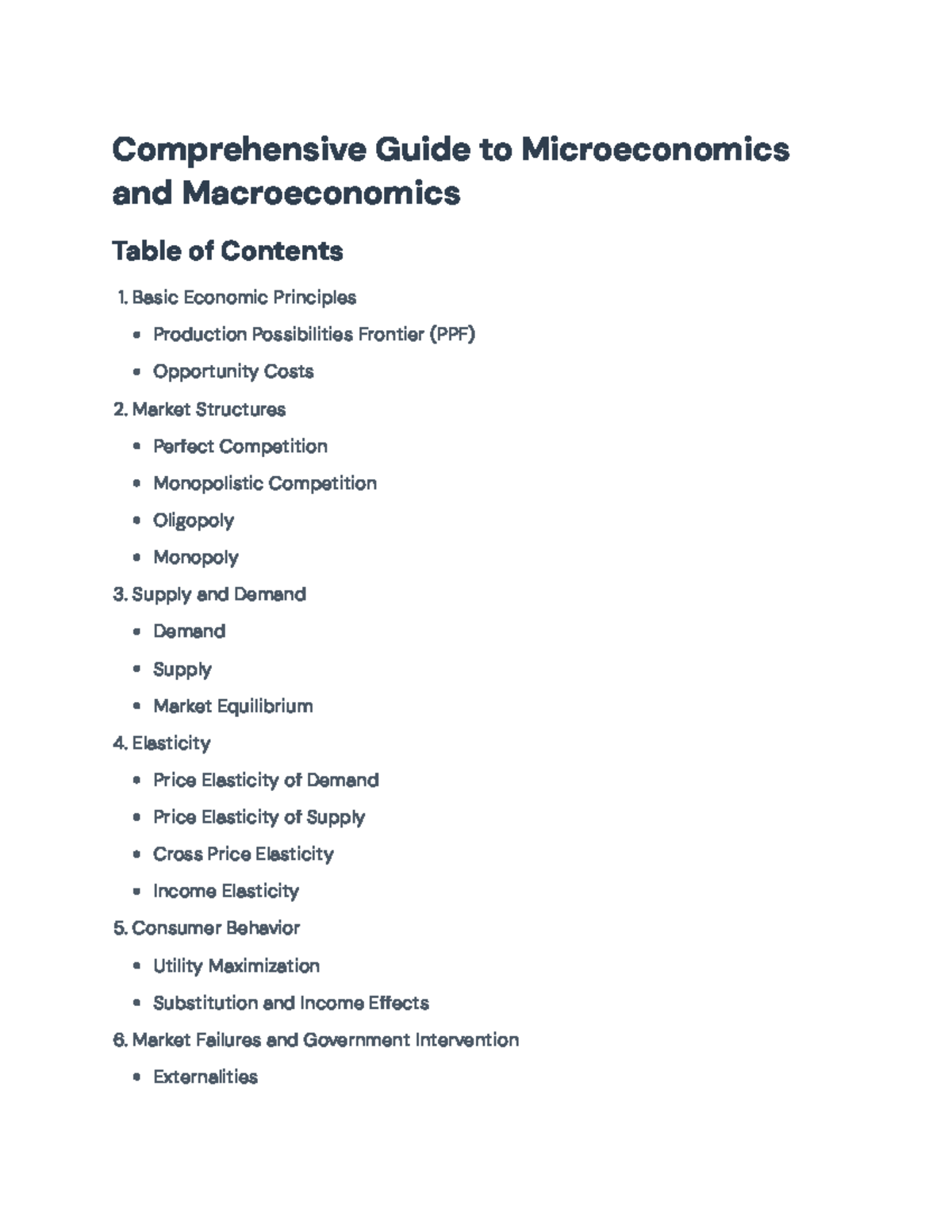 Comprehensive Guide to Micro & Macro Economics (ECON101) - Studocu