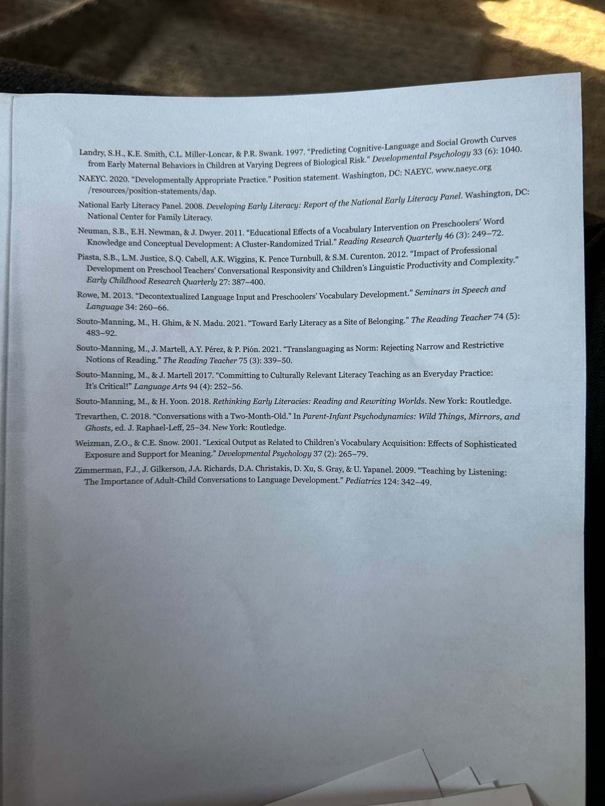 Final Exam Review Notes for Course XYZ-123 on Early Literacy - Studocu