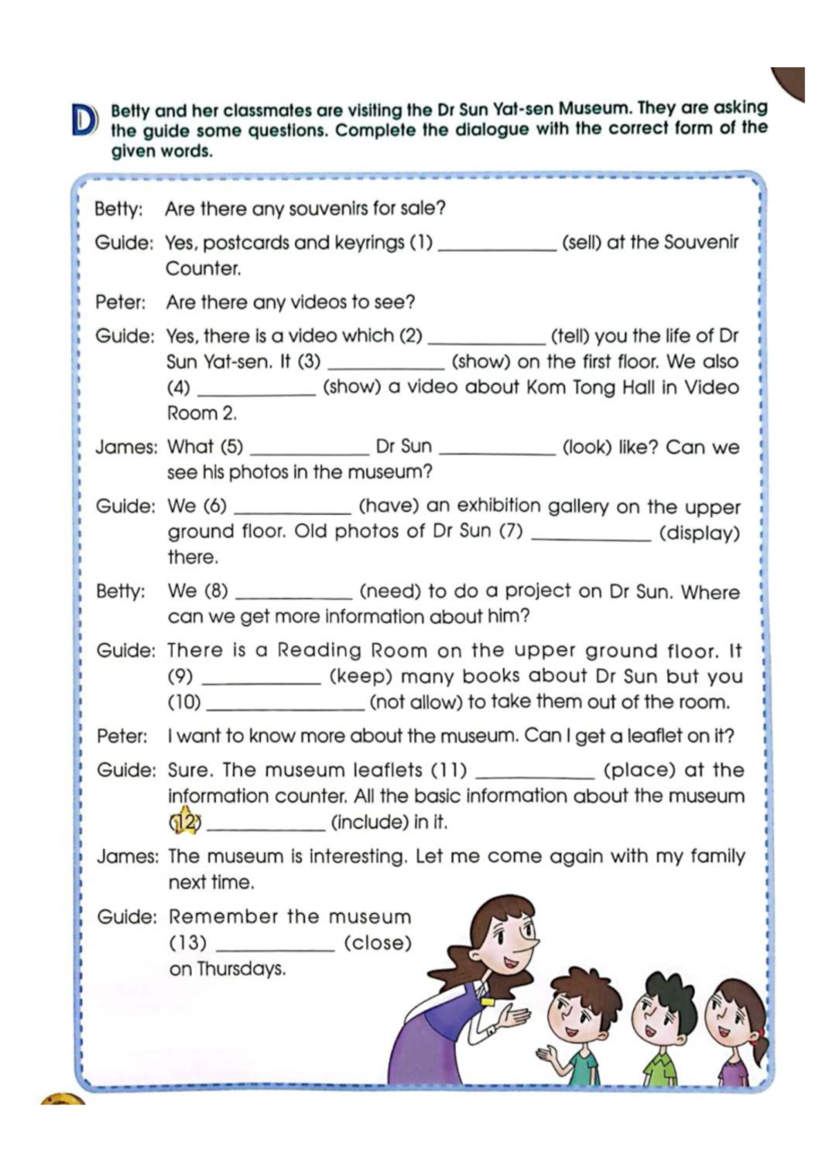 GE (6A) Exercise 049 - Passive Voice Practice and Dialogue Completion ...
