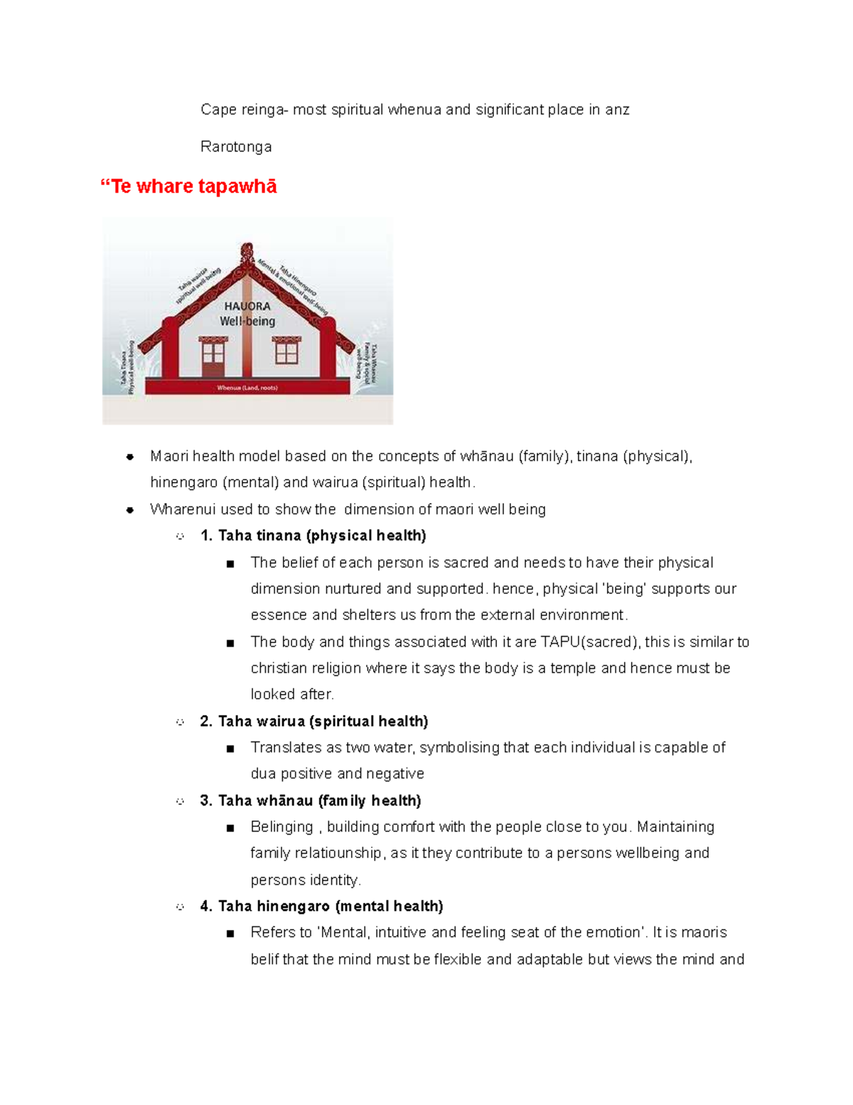 Maori Health Model: Exploring Whānau, Tinana, and Wairua Dimensions ...