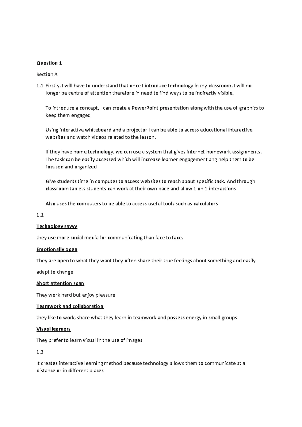 Tam2601 study guide Teacher as a manager - University of South Africa ...