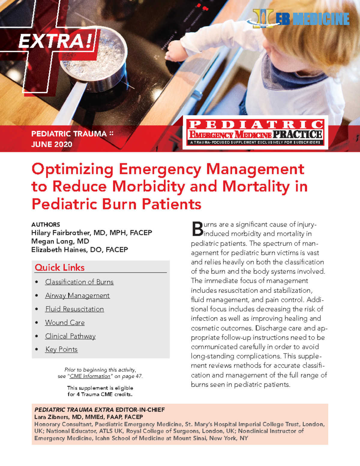 Pediatric-Burns - Niños gran quemados - Optimizing Emergency Management ...