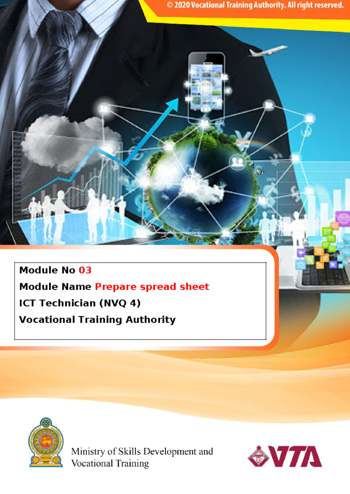 Excell group note - Note - = Module No 03 Module Name Prepare spread ...