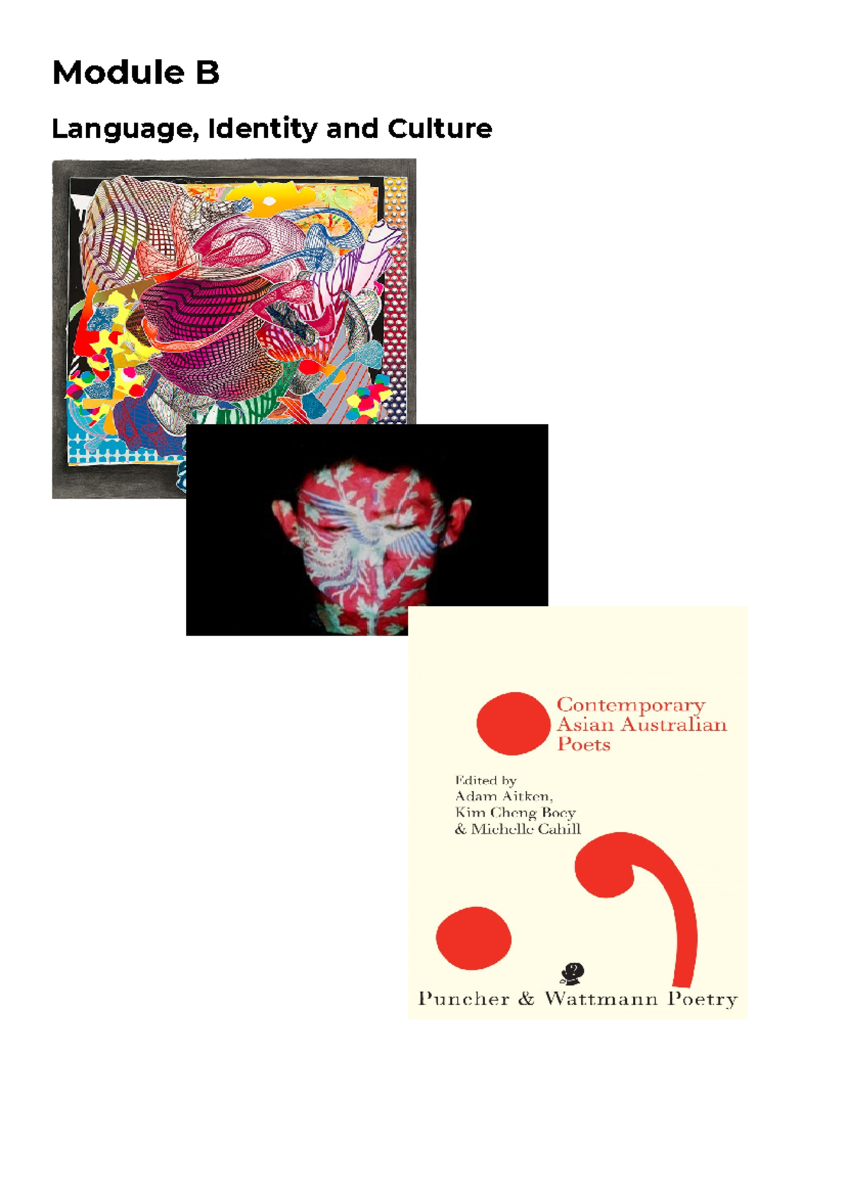 Year 12 Poetry Resource Booklet: Language, Identity & Culture Module B ...