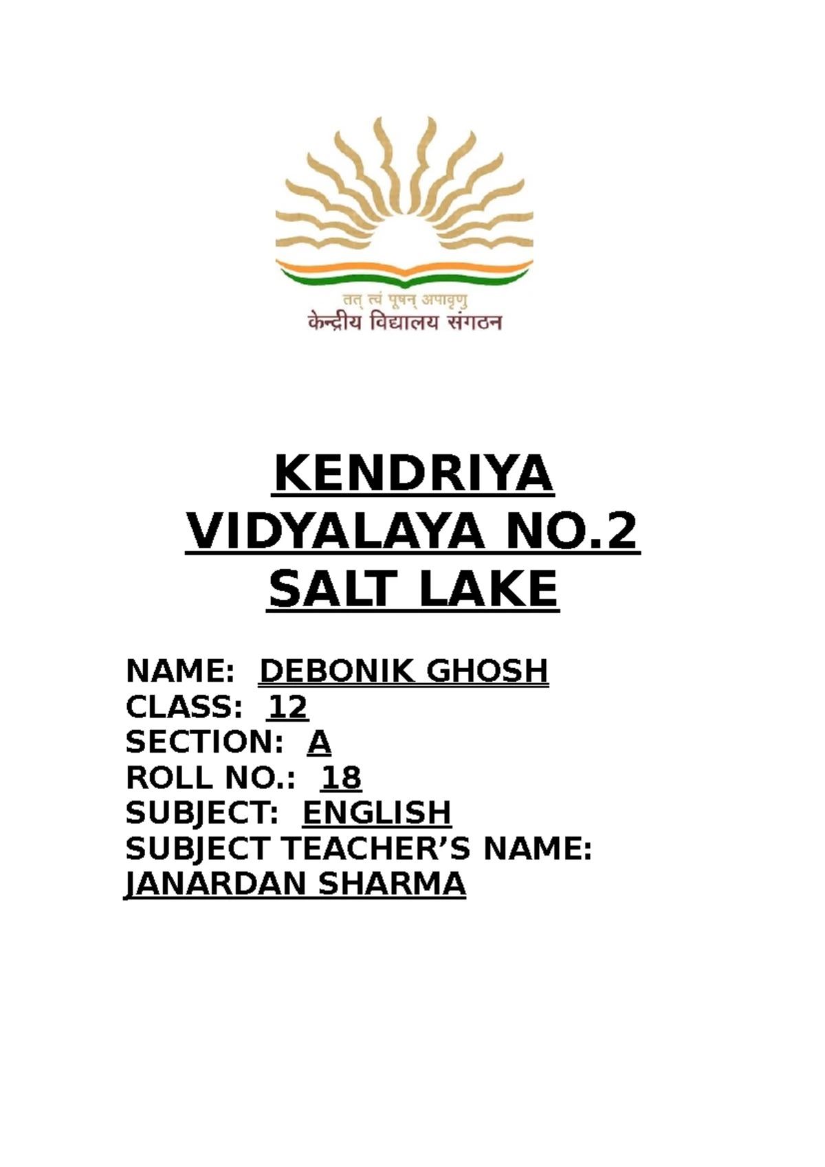 Categories topics project - CLASS XII ENGLISH PROJECT-TERM II (2022-23 ...