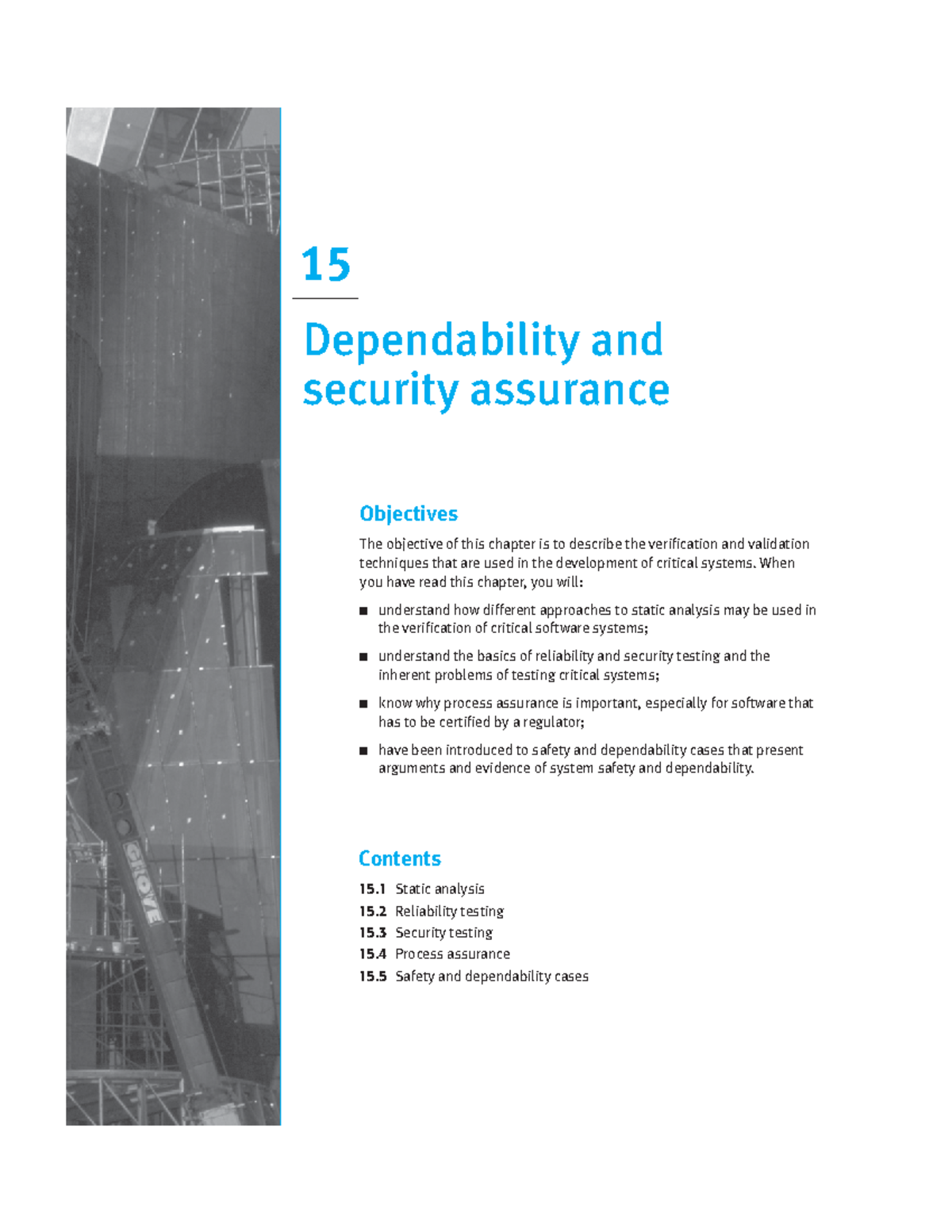 Chapter 15: Enhancing Dependability & Security Assurance Techniques - Studeersnel