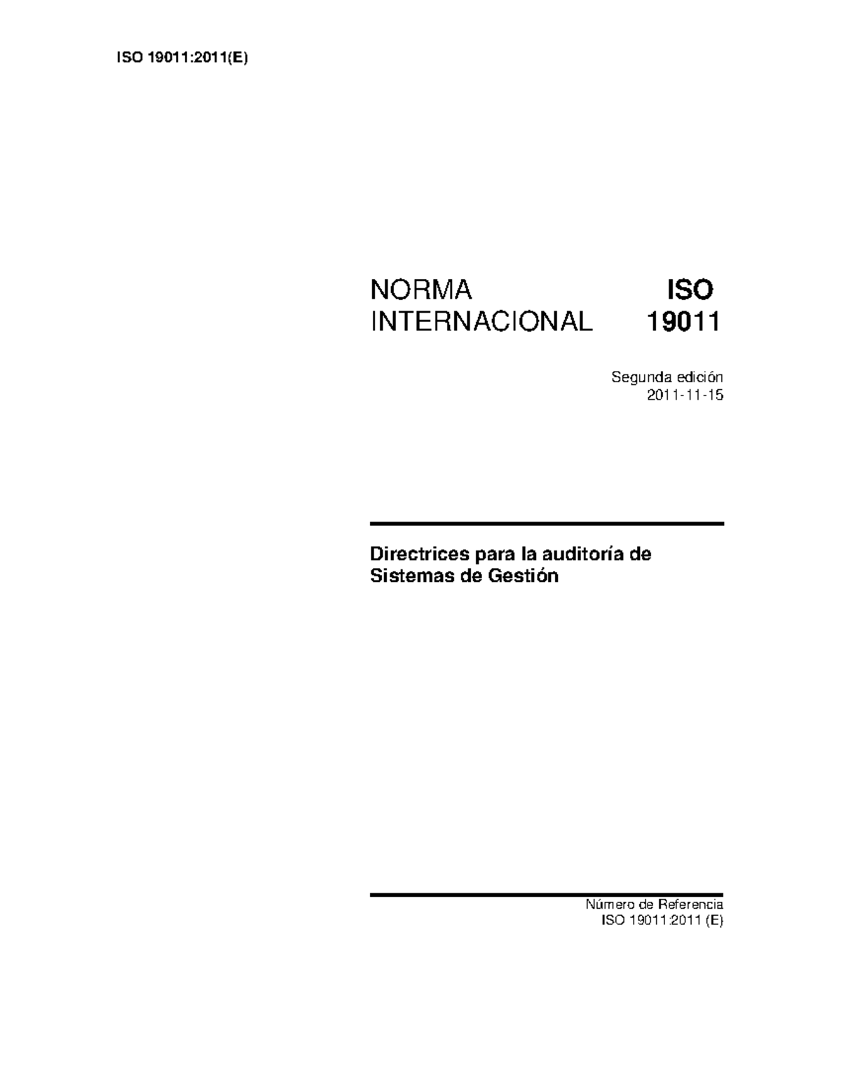 02. Norma ISO 19011-2011T - NORMA ISO INTERNACIONAL 19011 Segunda ...