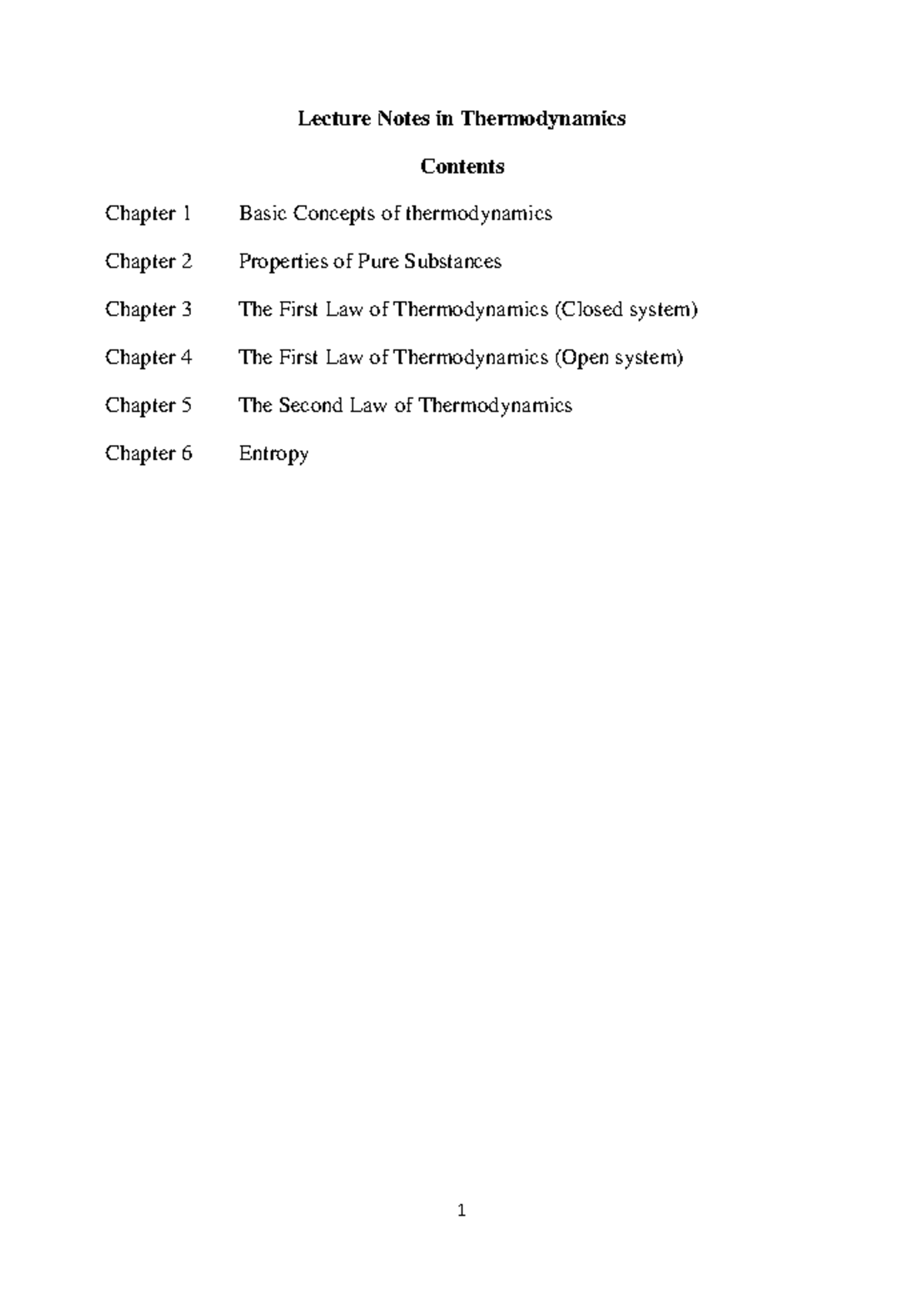 Thermodynamics Lecture Notes: Key Concepts and Principles - Studocu