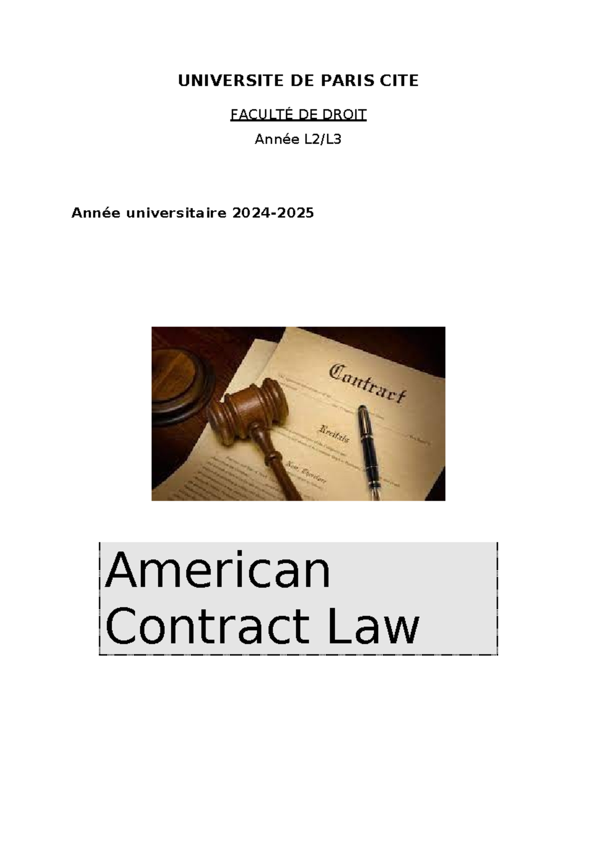 LAW OF Contract 2024-2025 - Lecture Notes on Contract Validity - Studocu