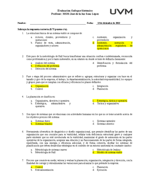 Proyecto integrador: Etapa 1 y 2 - Materia: Enfoque sistémico Proyecto integrador: Etapa 1 y 2 ...