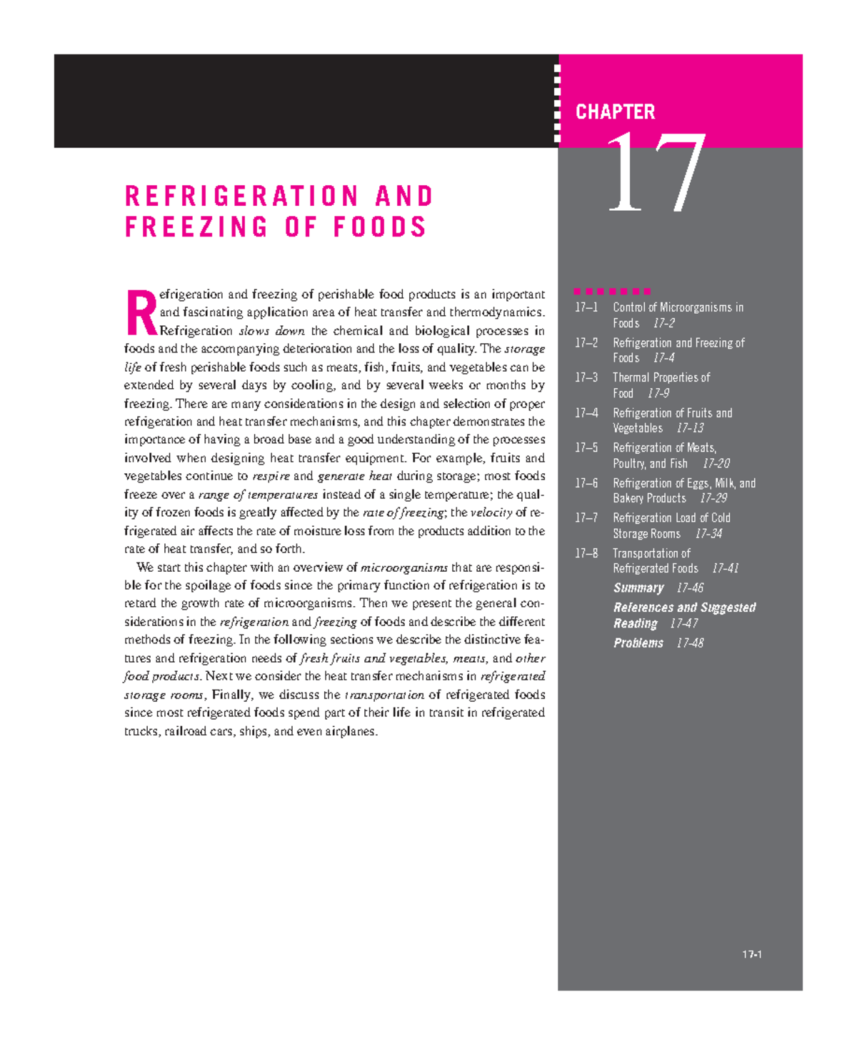 Chapter 17 - Refrigeration and Freezing of Foods: Understanding ...