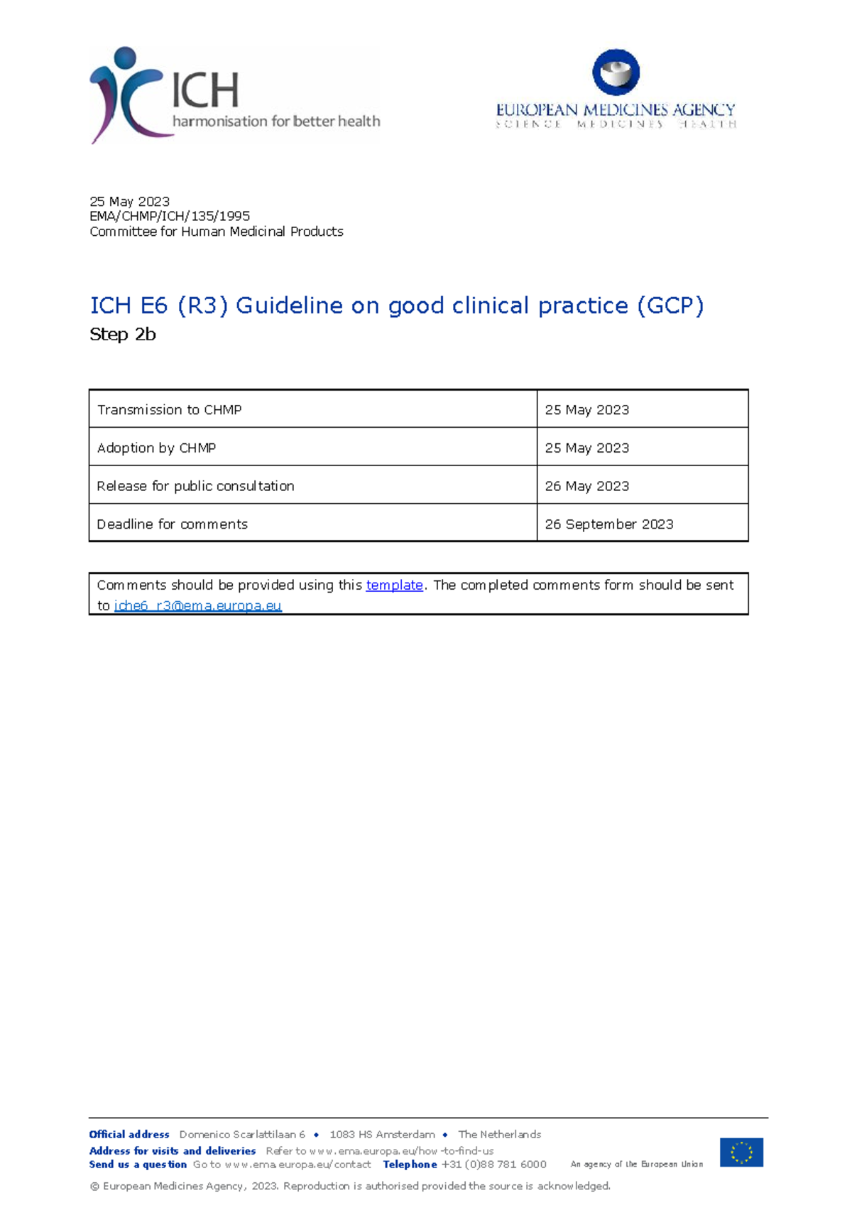 ICH E6(R3) GCP Guideline: Key Points for Clinical Trials - Studocu