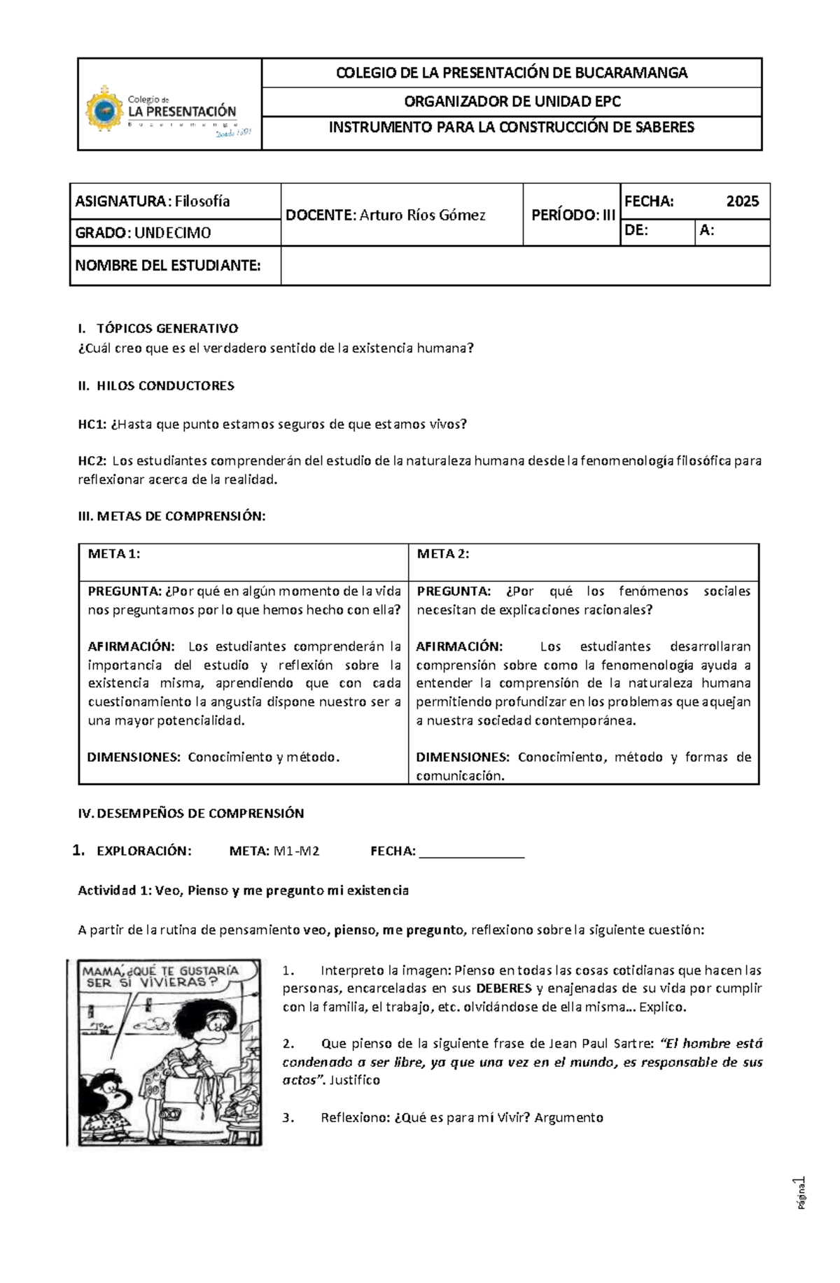 EPC 11: Filosofía Existencialismo y Fenomenología - Análisis y ...