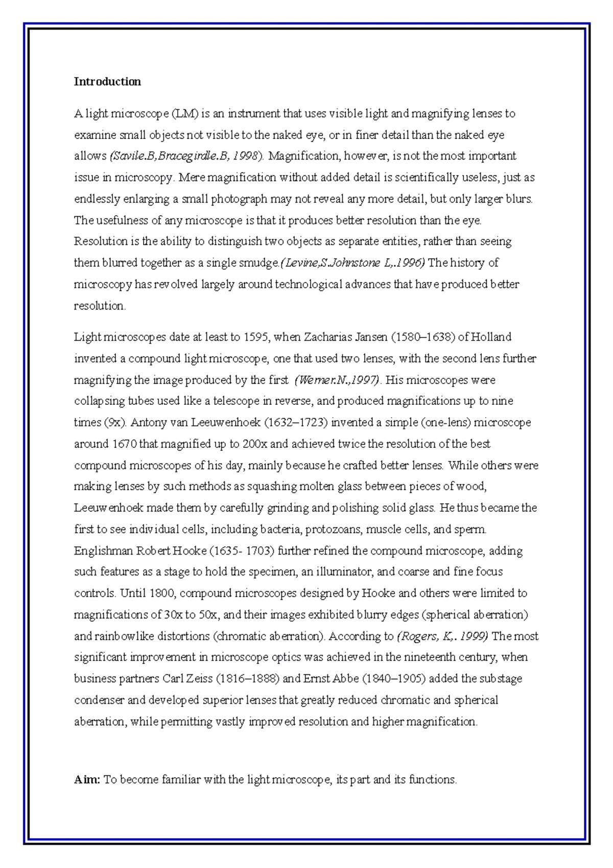 BCH 313 PRAC 1 - TITTLE: The assay of reducing sugars ABSTRACT The ...