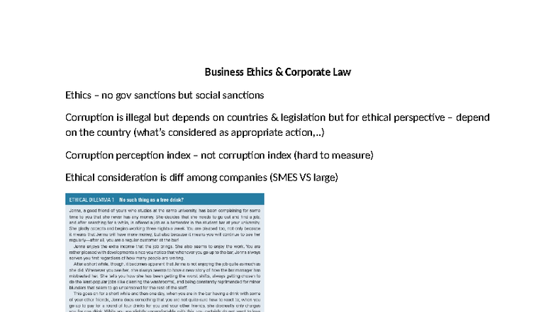 Business Ethics & Corporate Governance: Analyzing Ethical Dilemmas in ...
