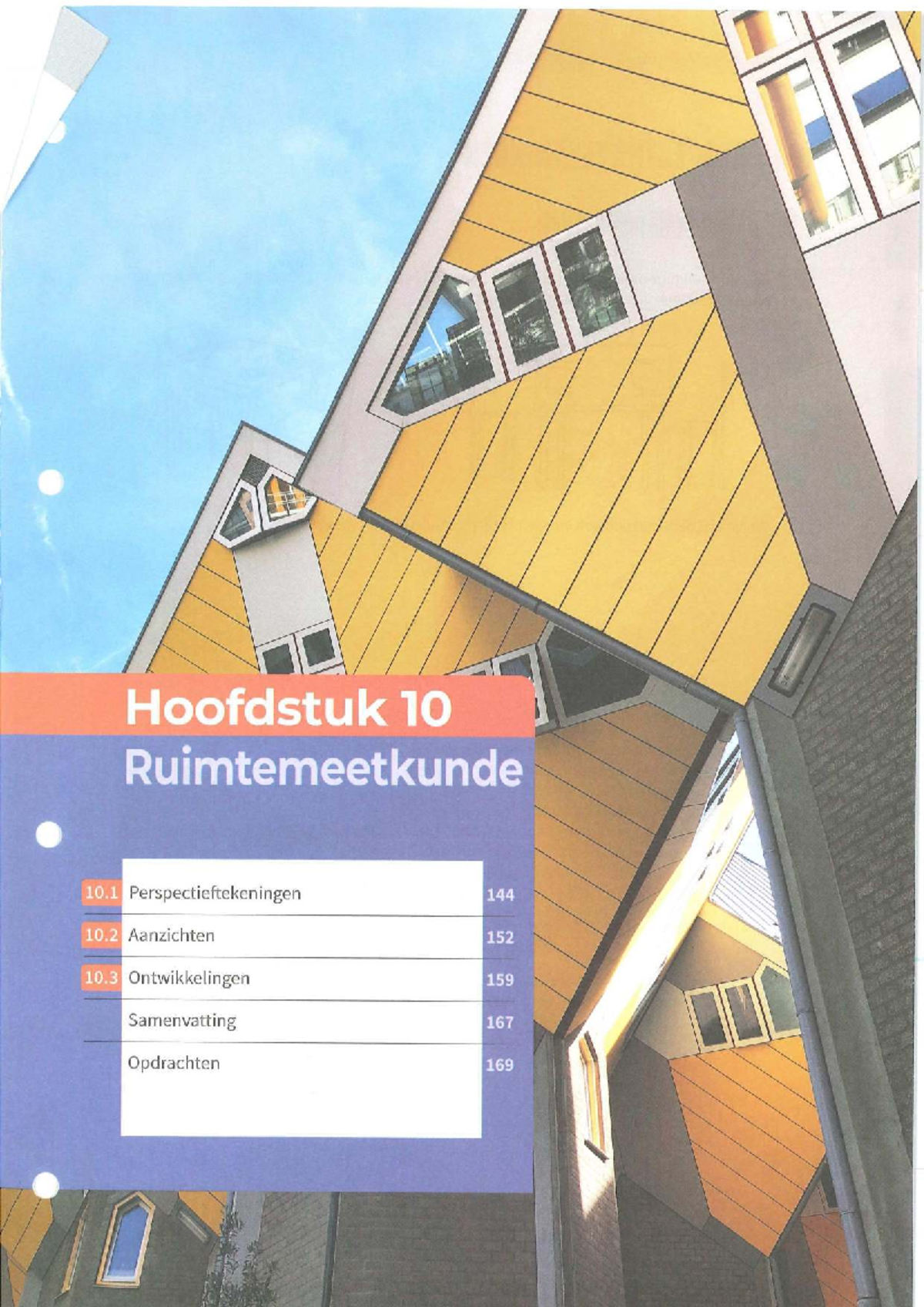 Hoofdstuk 10: Ruimtemeetkunde - Perspectieftekeningen en Aanzichten ...