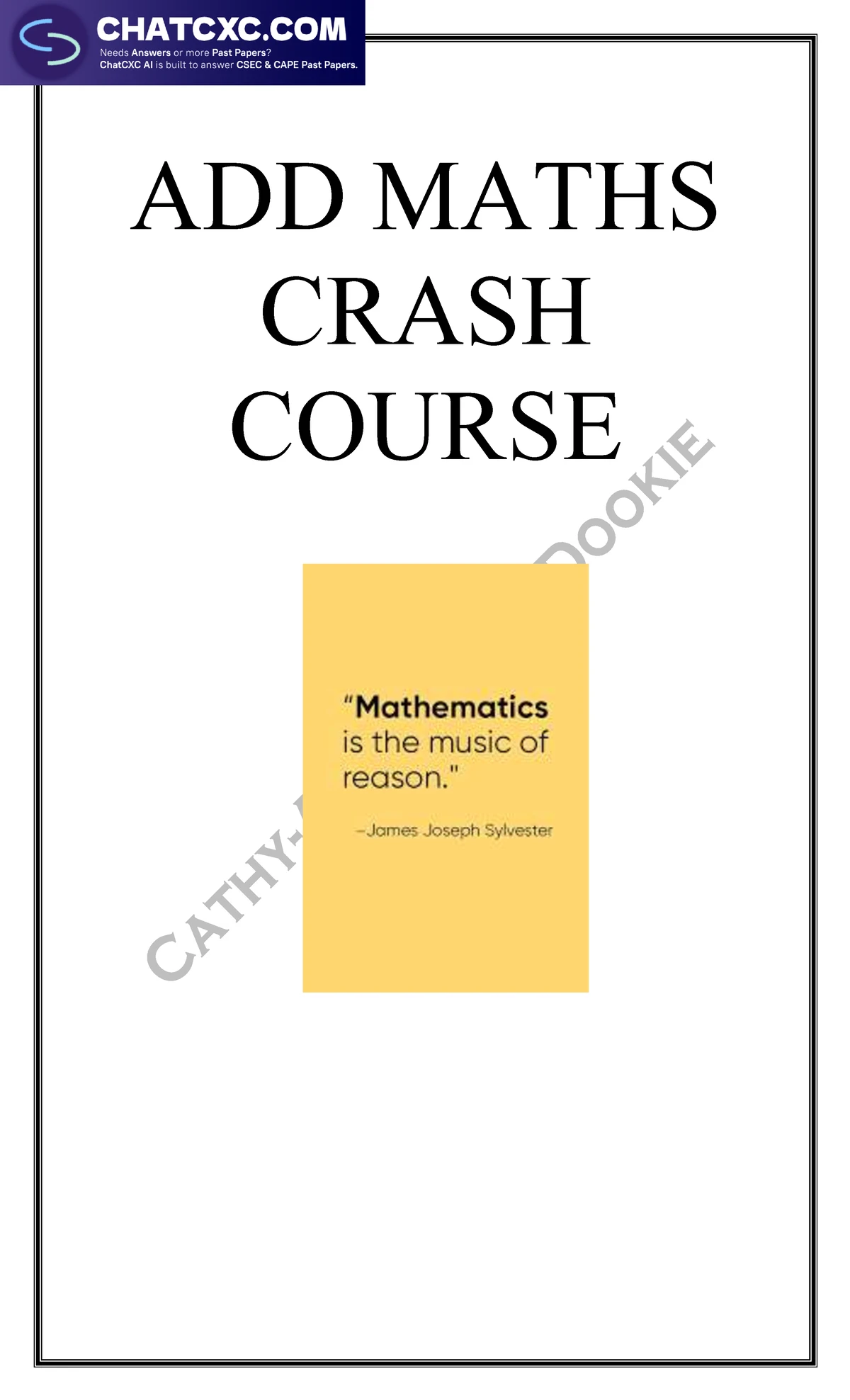 Mathematics SBA - math - Mathematics school-based assessment Candidate ...