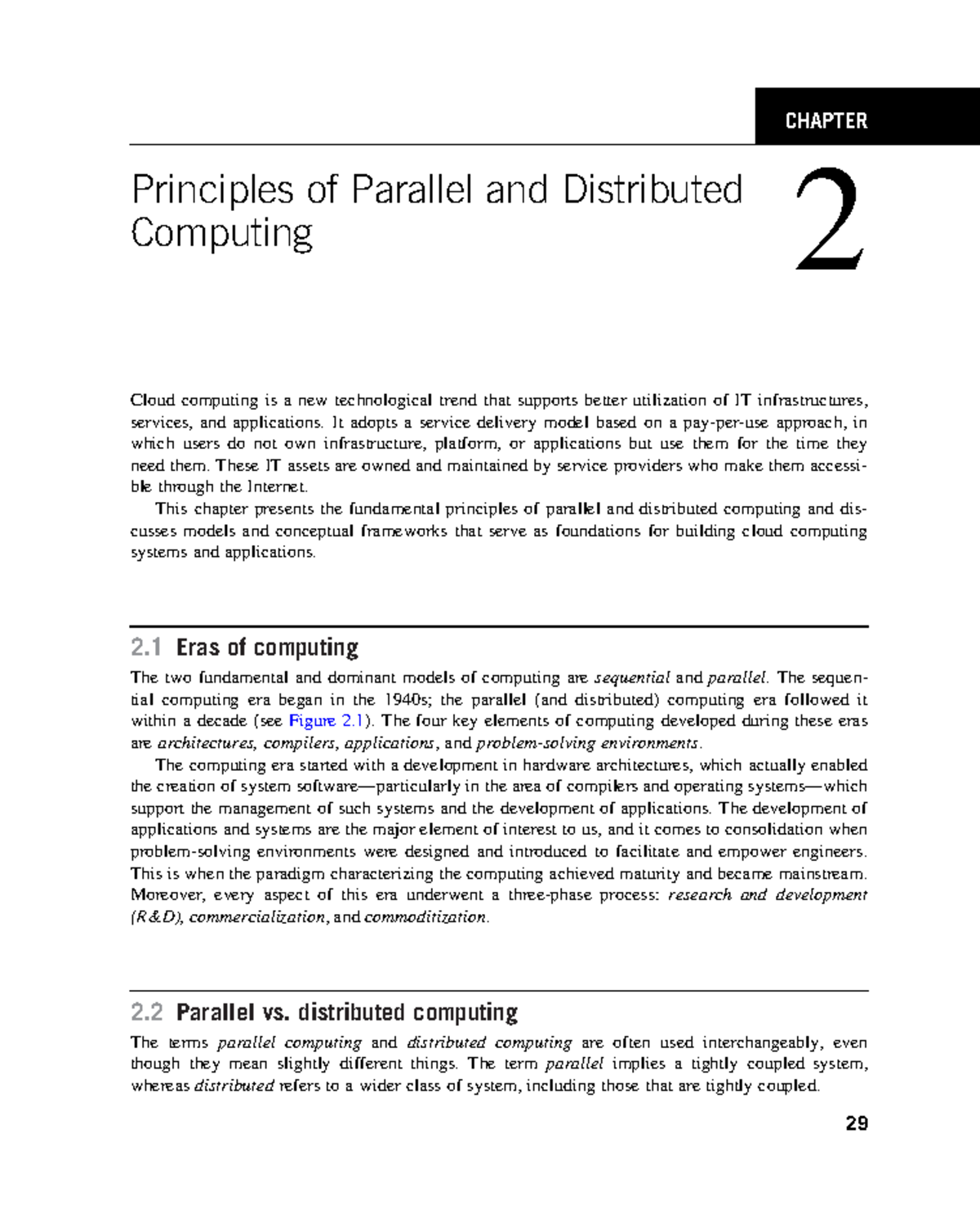 Cloud Computing Raj Kumar Buyya-2pdf - CHAPTER 2 Principles of Parallel ...
