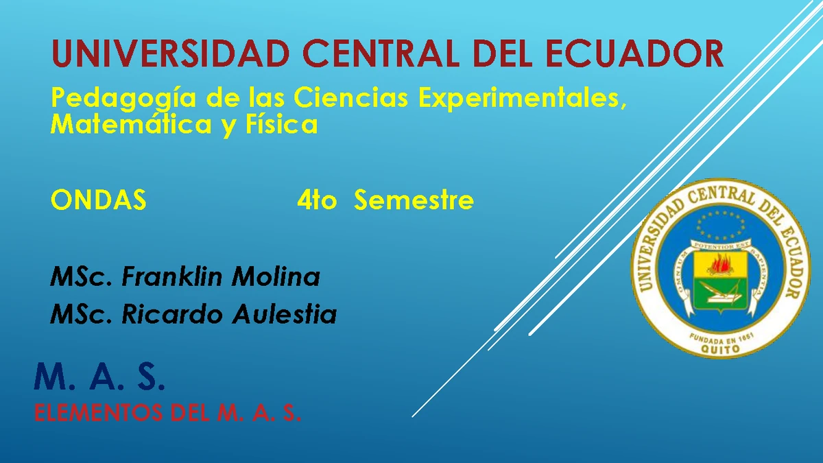 Movimiento Armónico Simple ( Energía) Sesión 3 - ENERGÍA EN EL ...