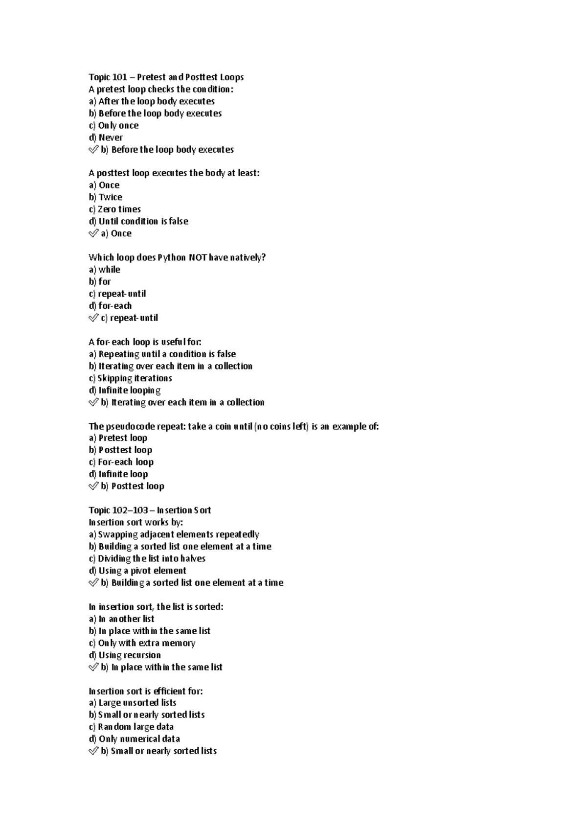 Topic 101: Pretest and Posttest Loops - Understanding Loop Structures ...