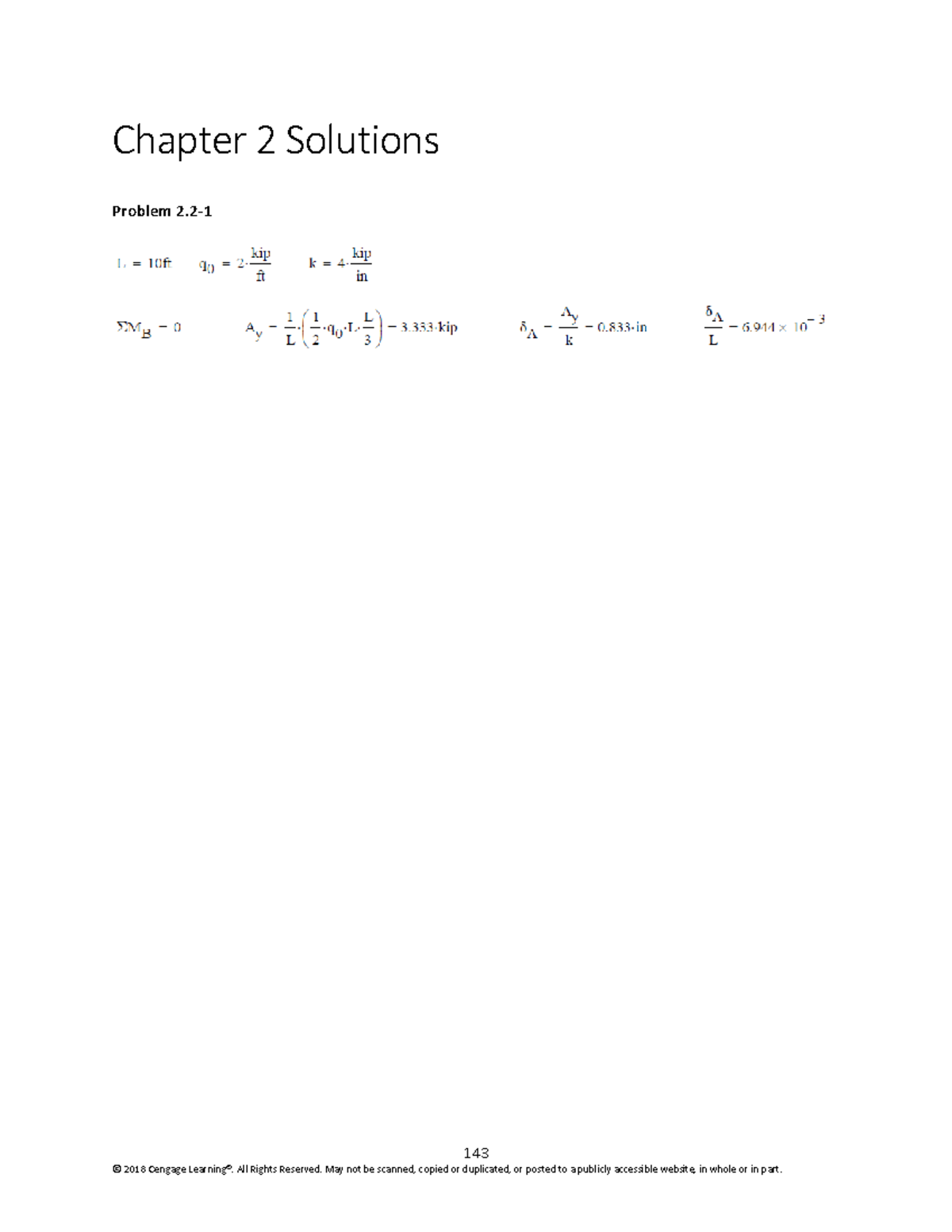 Mechanics of Materials 9th Ed. Chapter 2 Problem Solutions - Studocu