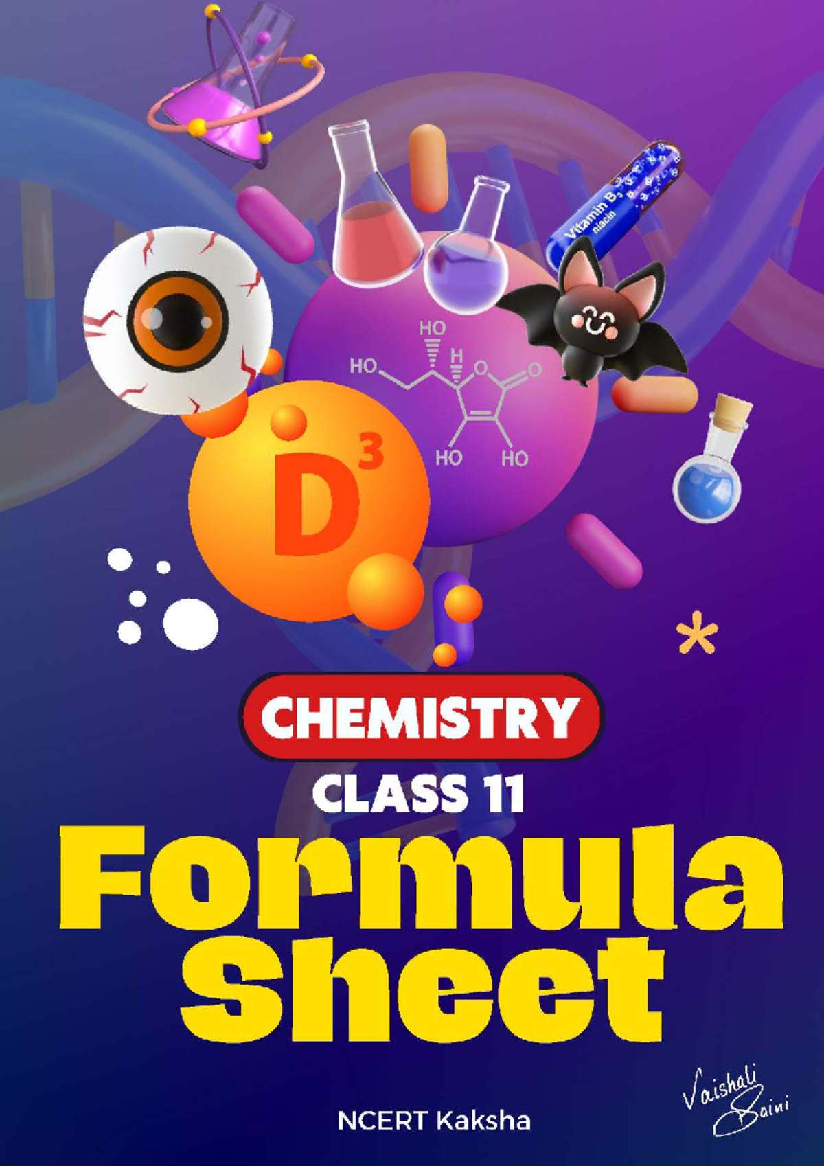 CLASS 11 NCERT Chemistry Formula Sheet and Notes - Studocu