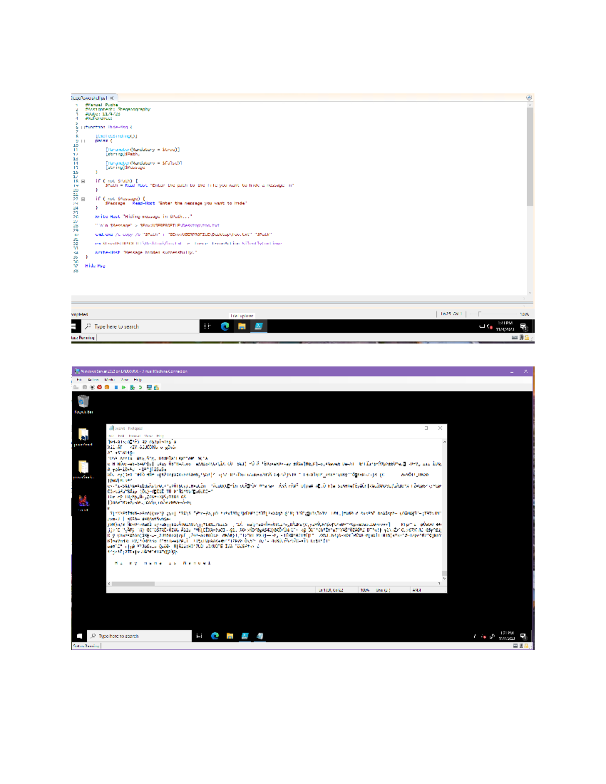 Topic 5 Assignment: Comparing Python and PowerShell Steganography Techniques - Studocu