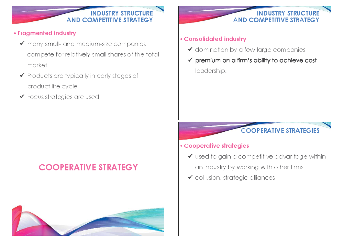 Strategic Management (26:10 B) - Industry Structure & Competitive ...