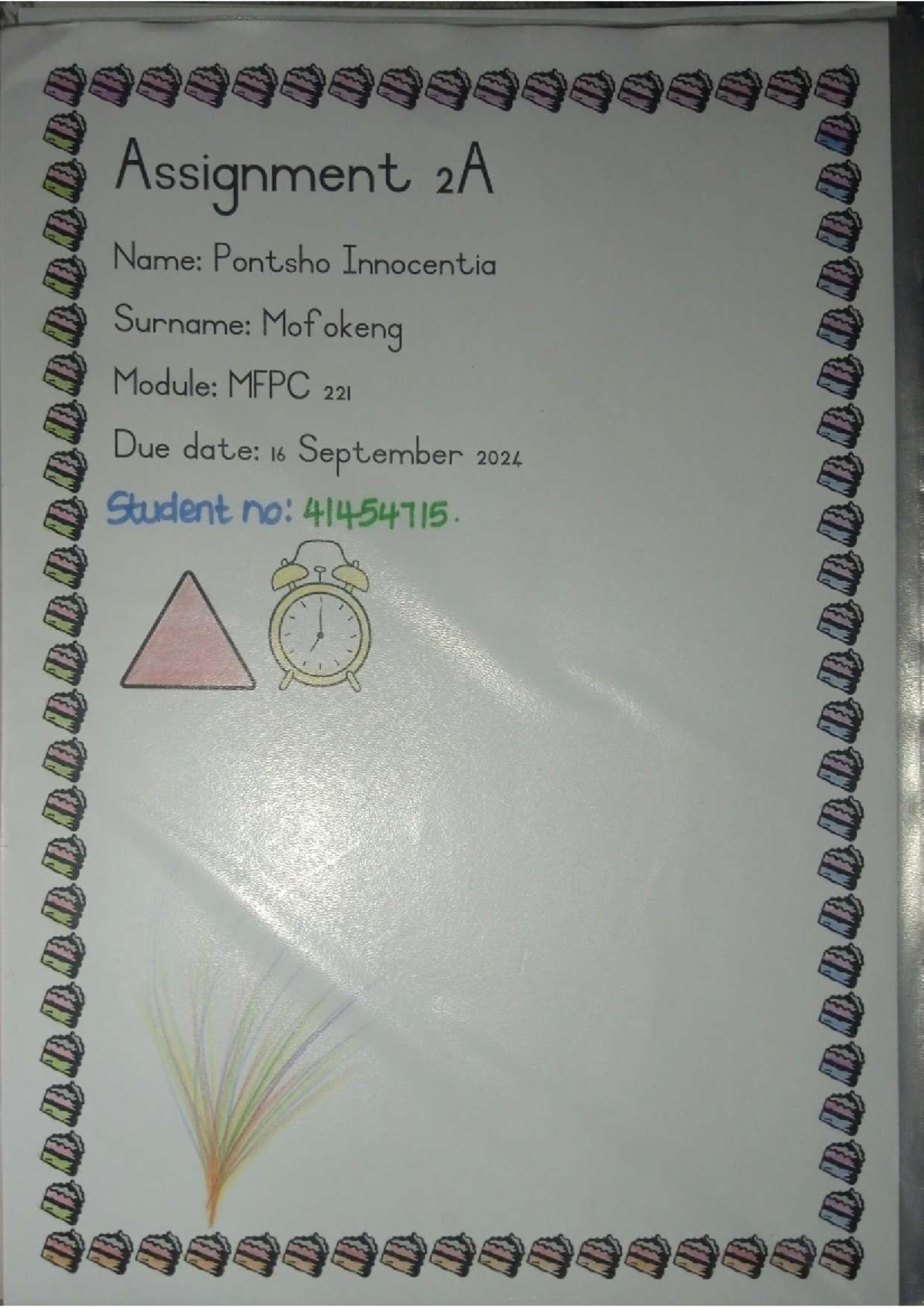 MFPC 221 - Assignment 2A: Exploring 2D & 3D Shapes and Symmetry - Studocu