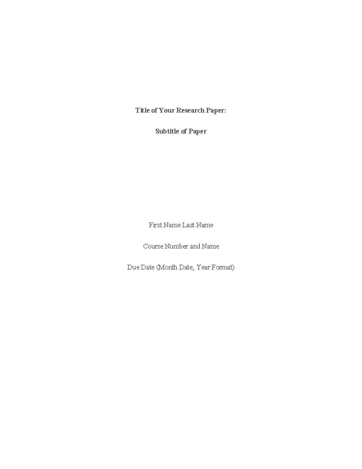 Chicago Style Template: Notes & Bibliography - 17th Ed. Guide - Studocu