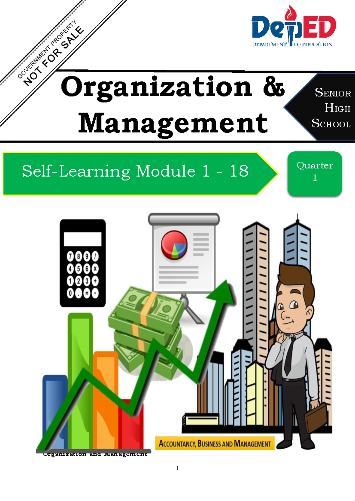 ORG-MGT Q1 M1 - Organization and Management Module Overview - Studocu