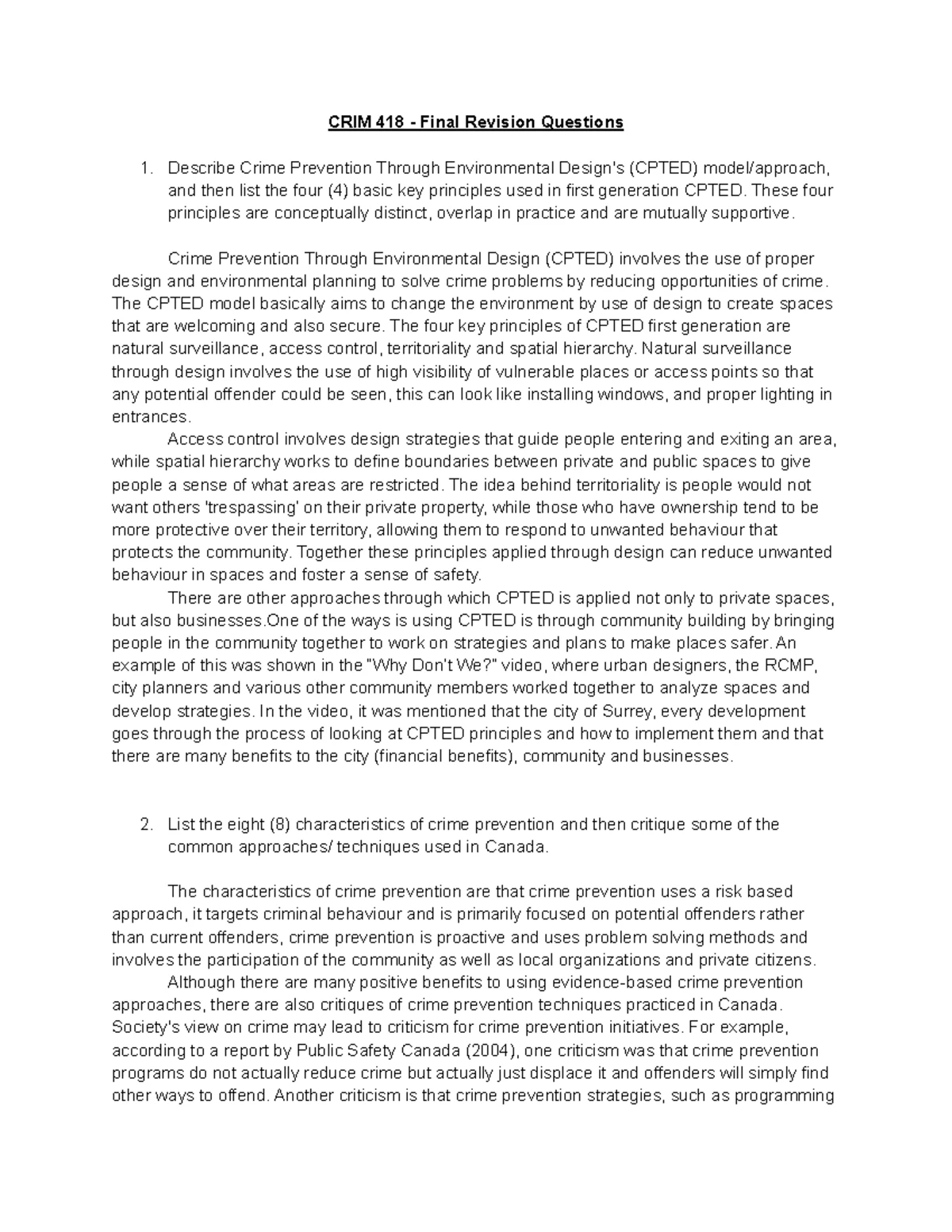 Capra Problem Solving Model Assignment - CAPRA Problem Solving Model ...