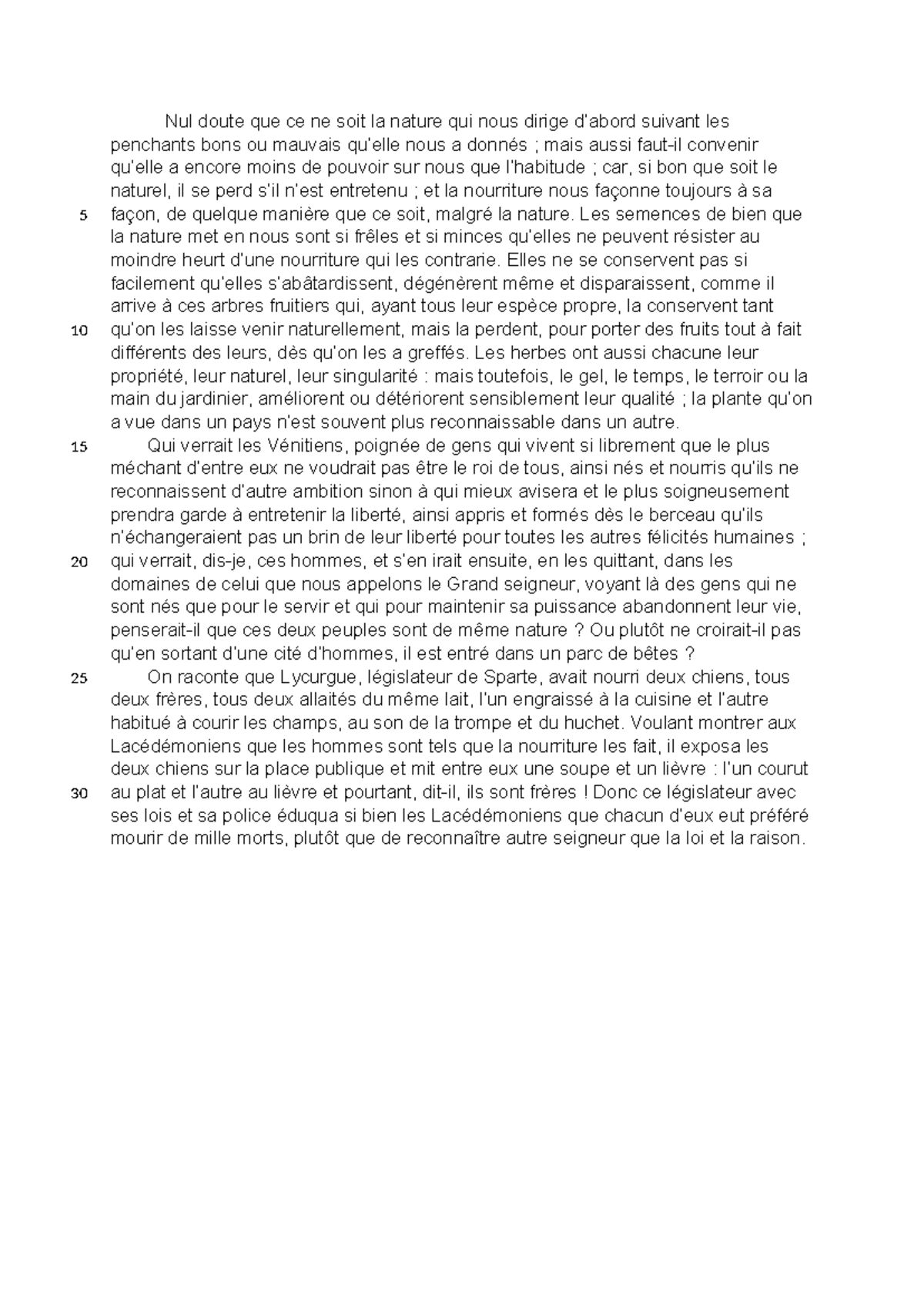 Étude Linéaire sur La Boétie - Analyse et Réflexions - Studocu