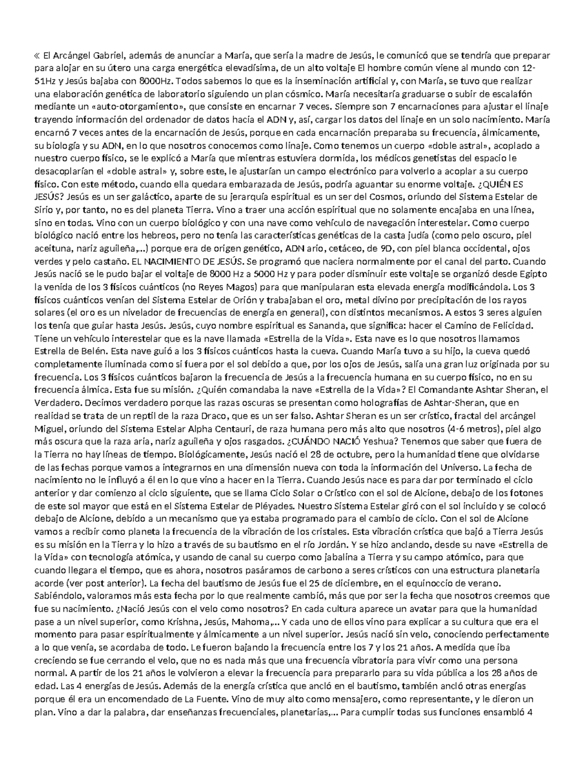 El Arcángel Gabriel y la Encarnación de Jesús: Un Análisis Esotérico ...