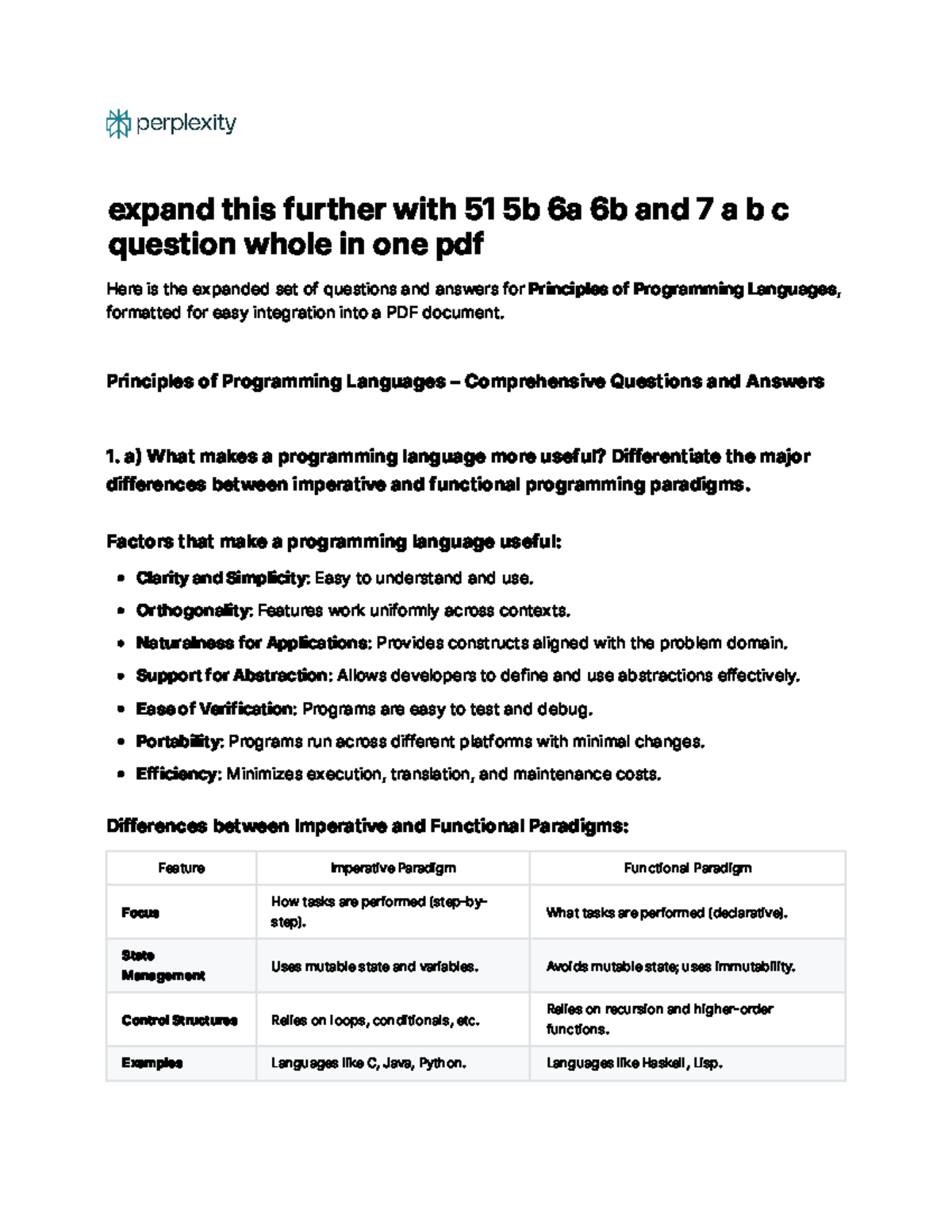 Expand this further with 51 5b 6a 6b and 7 a b c q - Here is the ...