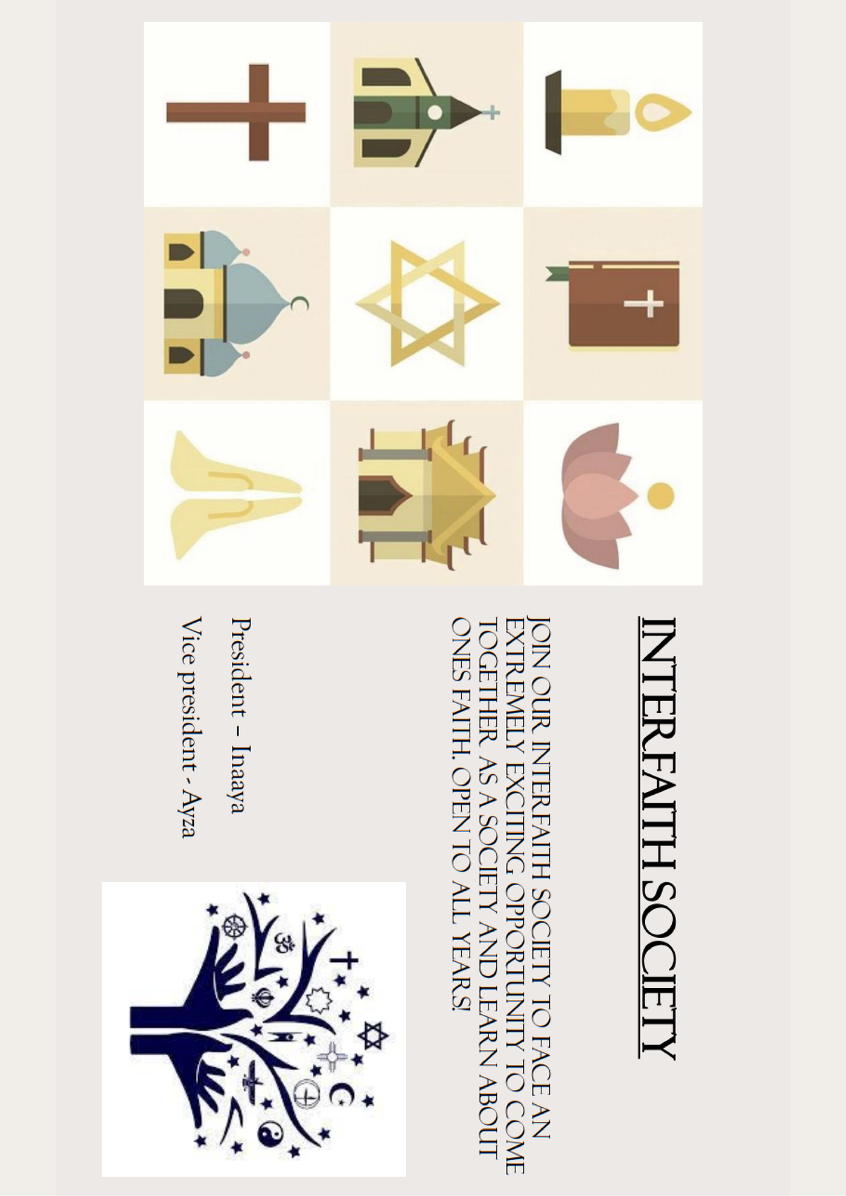 Interfaith society Poster A3 - MATH2102 - INTERFAITH SOCIETY JOIN OUR ...