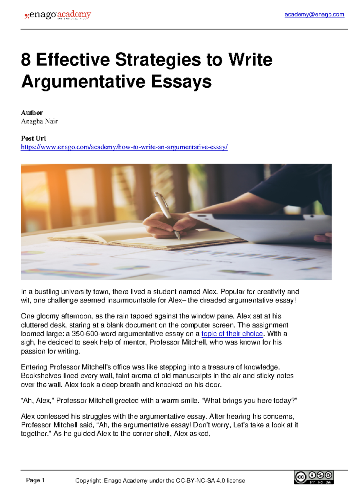 8 Effective Strategies to Write Argumentative Essays - 8 Effective ...