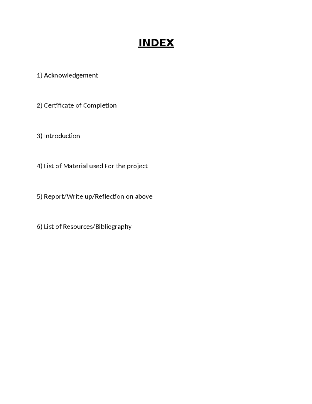 Tourism Project Acknowledgment and Completion Certificate - Studocu