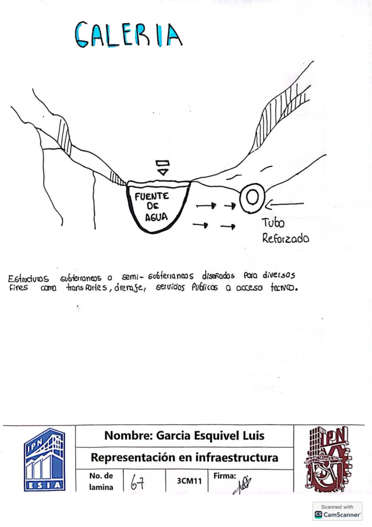 CALERIA FUENTE DE AGUA: Estructuras Subterráneas para Servicios ...